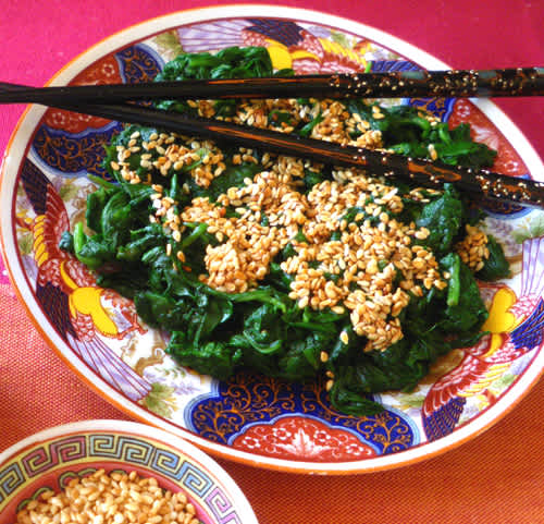 Gomae - Japanese Style Spinach Salad Recipe - Food.com