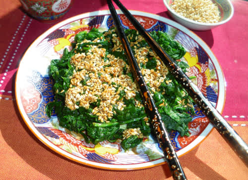 Gomae - Japanese Style Spinach Salad Recipe - Food.com