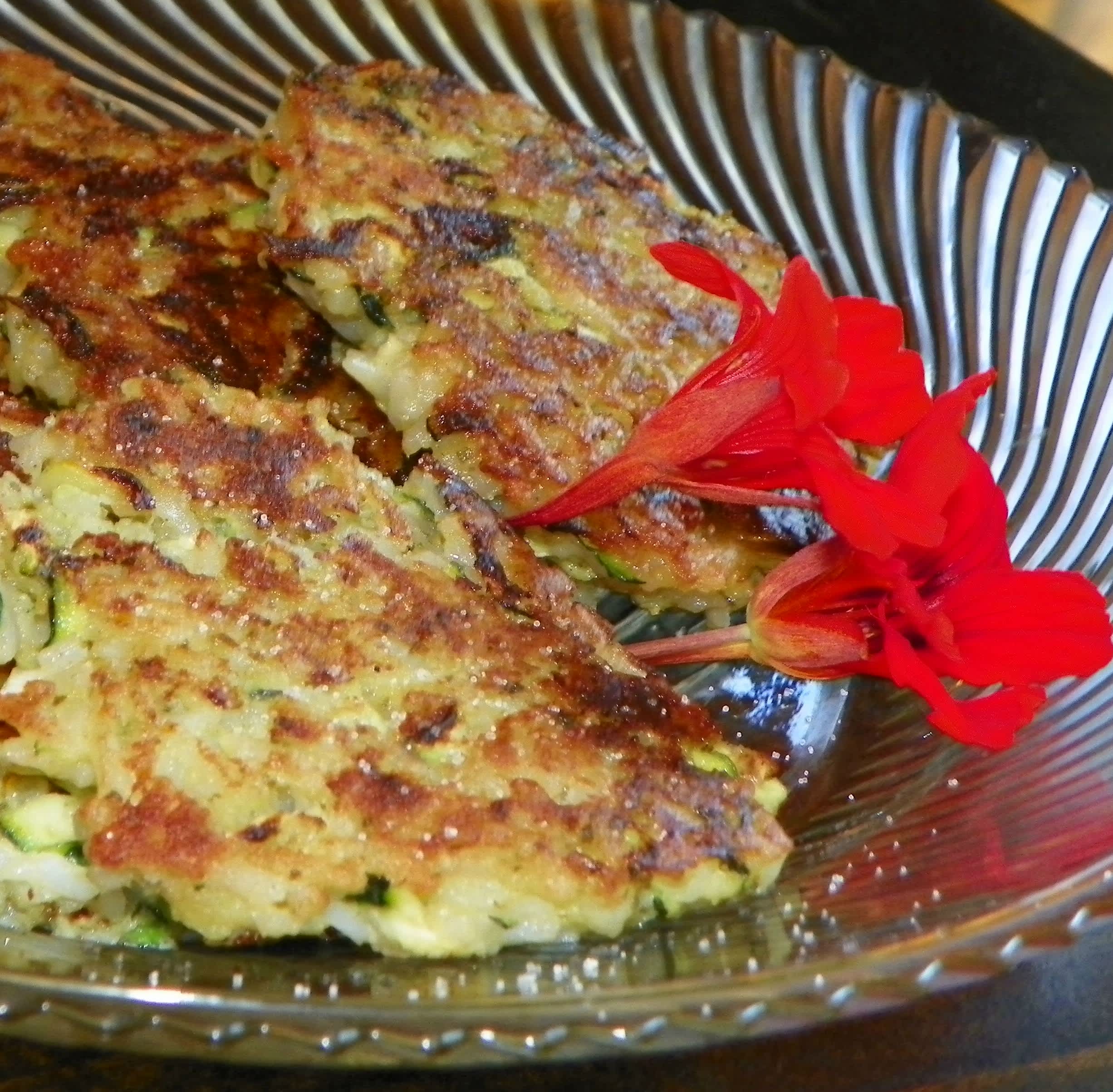 Zucchini & Pesto Rice Cakes Recipe - Food.com
