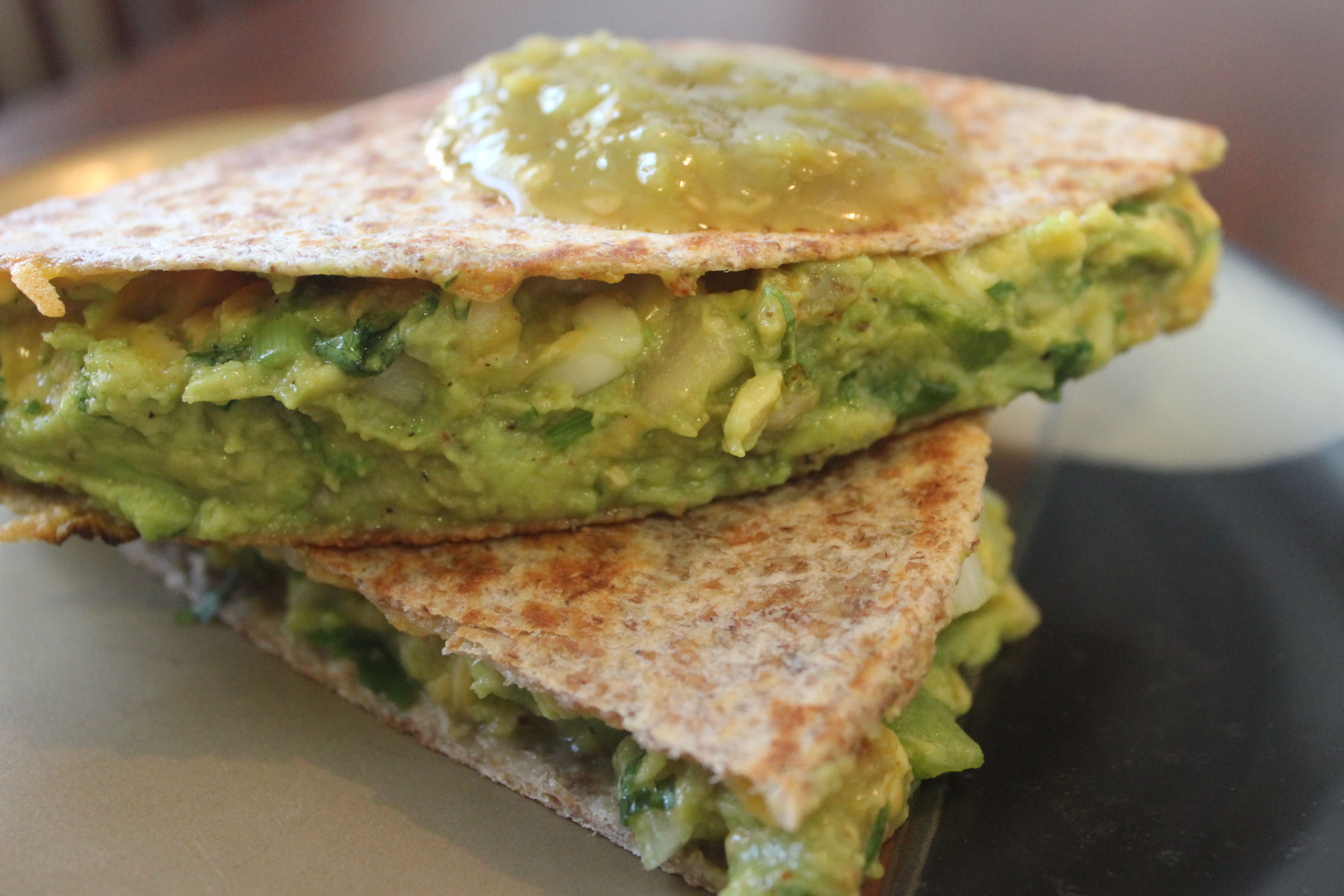 Cheesy Guacamole Quesadillas Recipe - Food.com