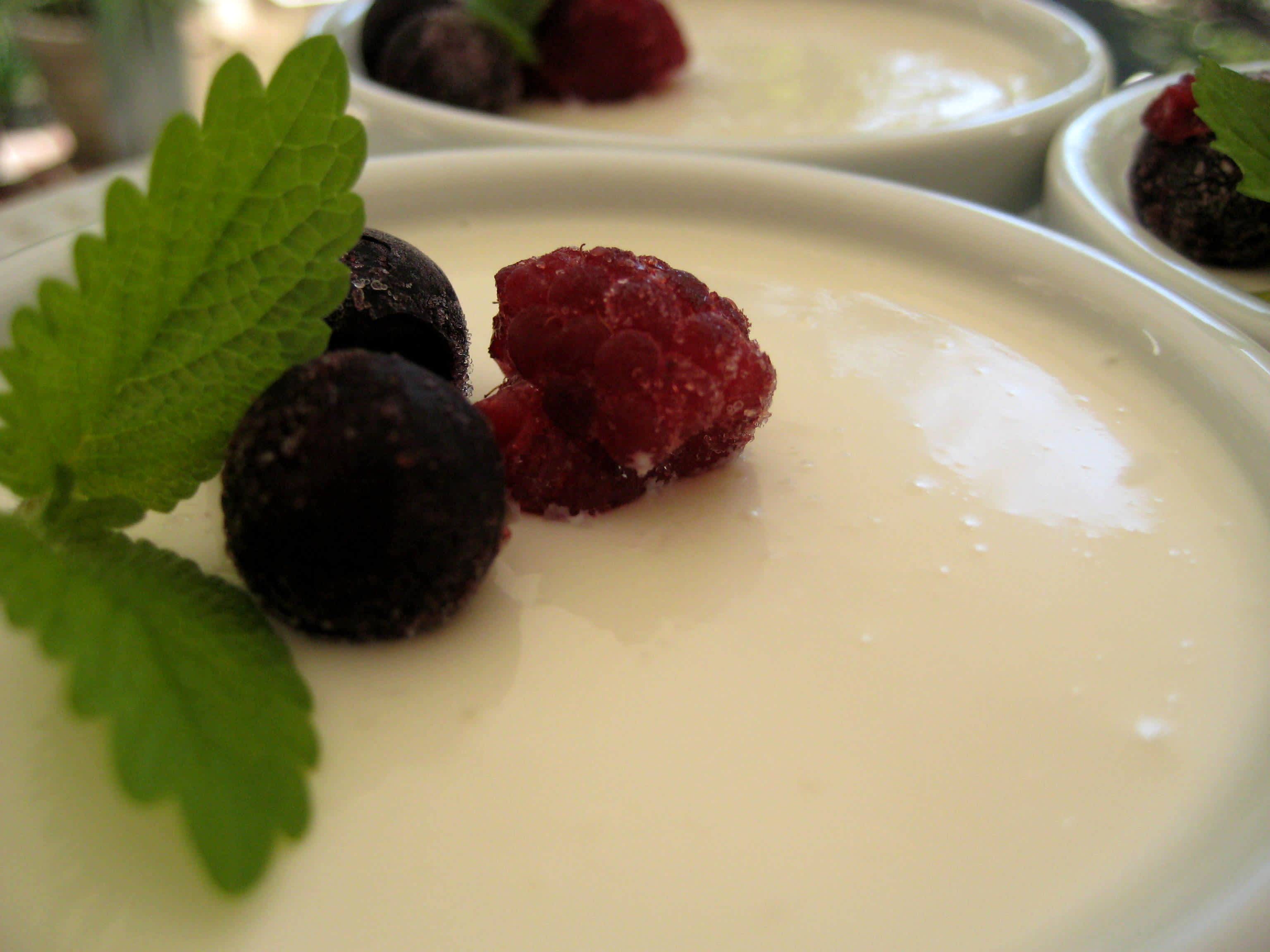 Buttermilk Pudding With Fresh Fruit Recipe - Food.com