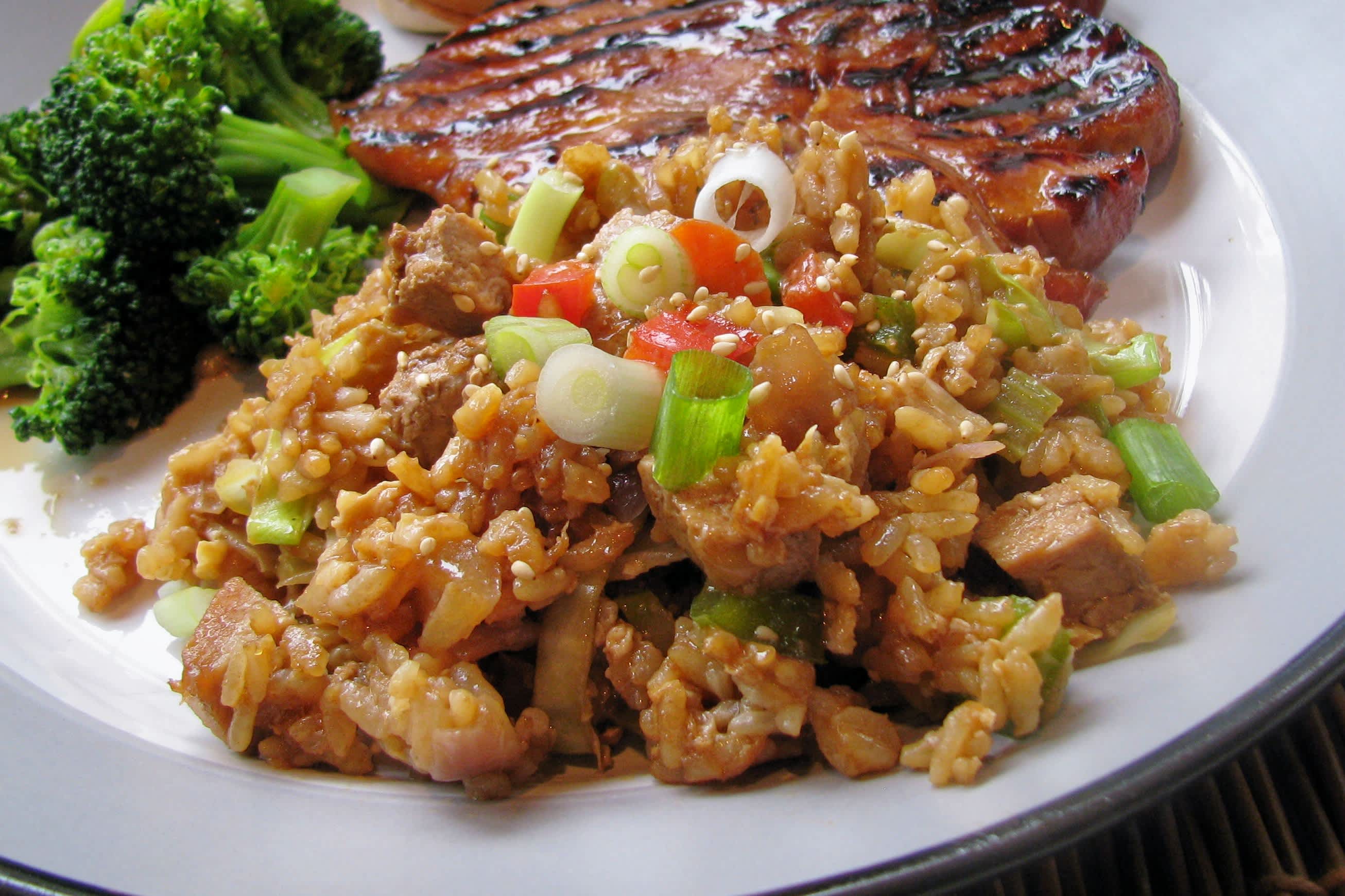Guy Fieri's BBQ Pork Fried Rice Recipe - Food.com