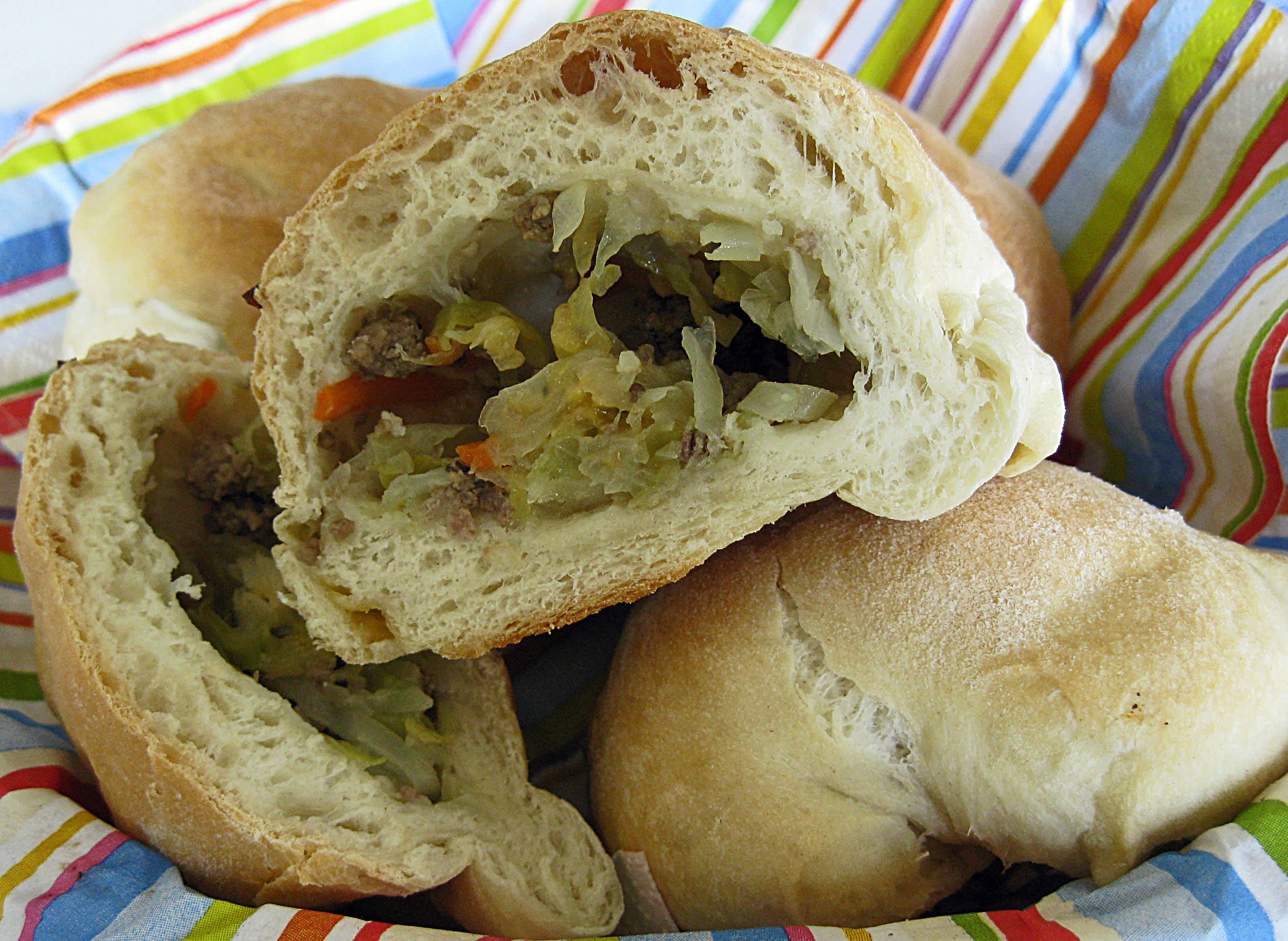 german stuffed bread rolls
