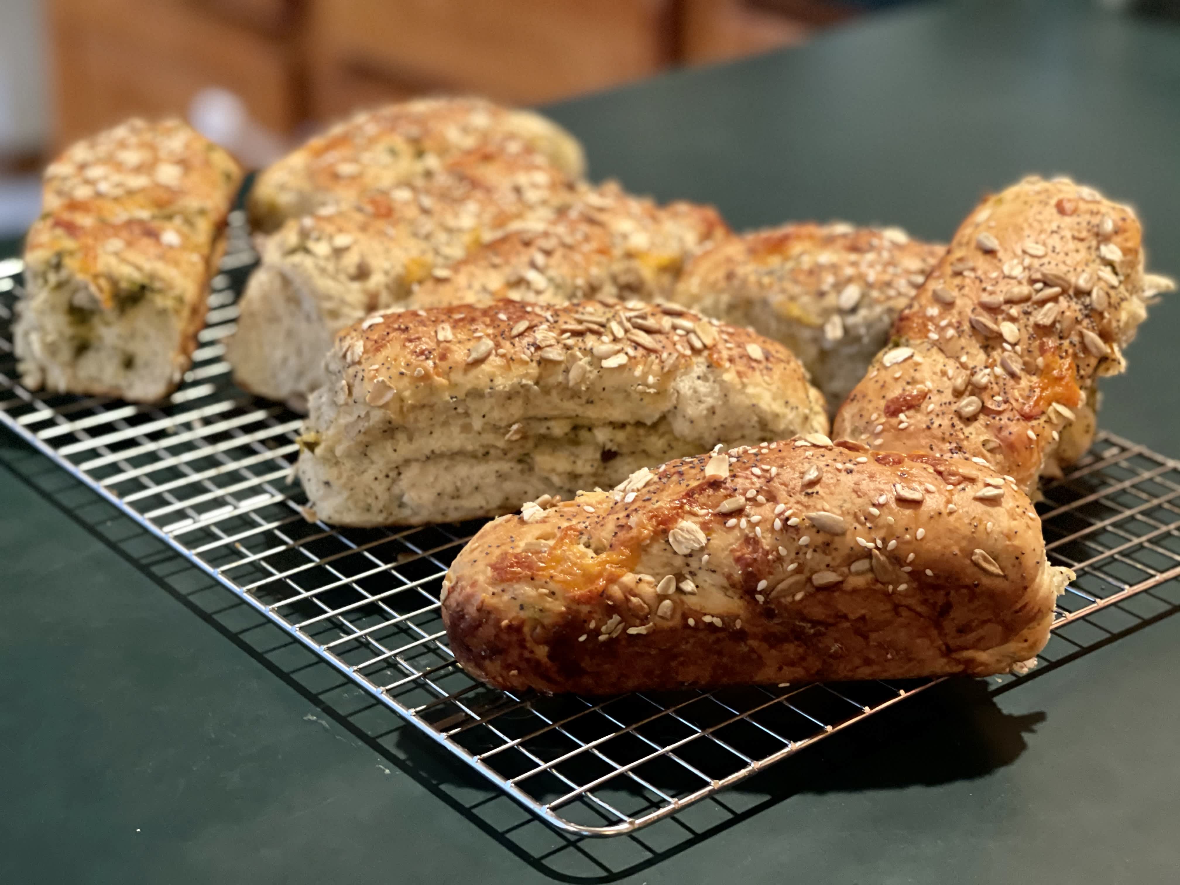 Cheesy & Seedy Jalapeno Bread (Abm) Recipe - Food.com