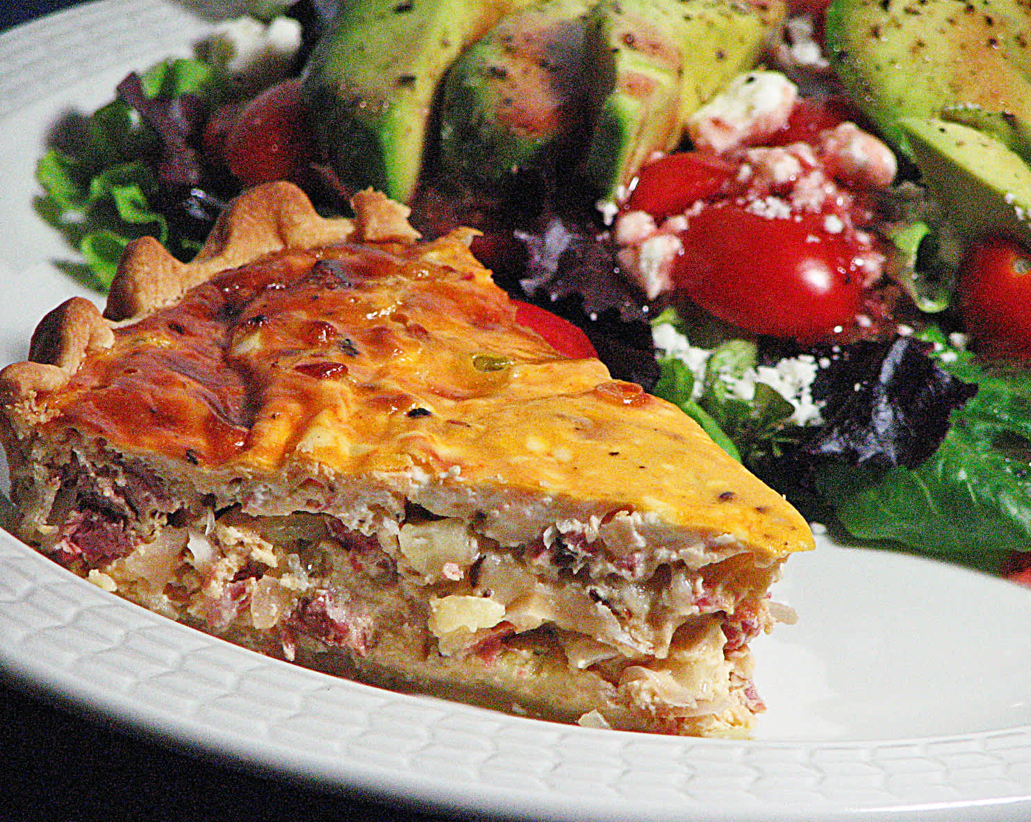 Reuben Quiche -- Fully Dressed! Recipe - Food.com