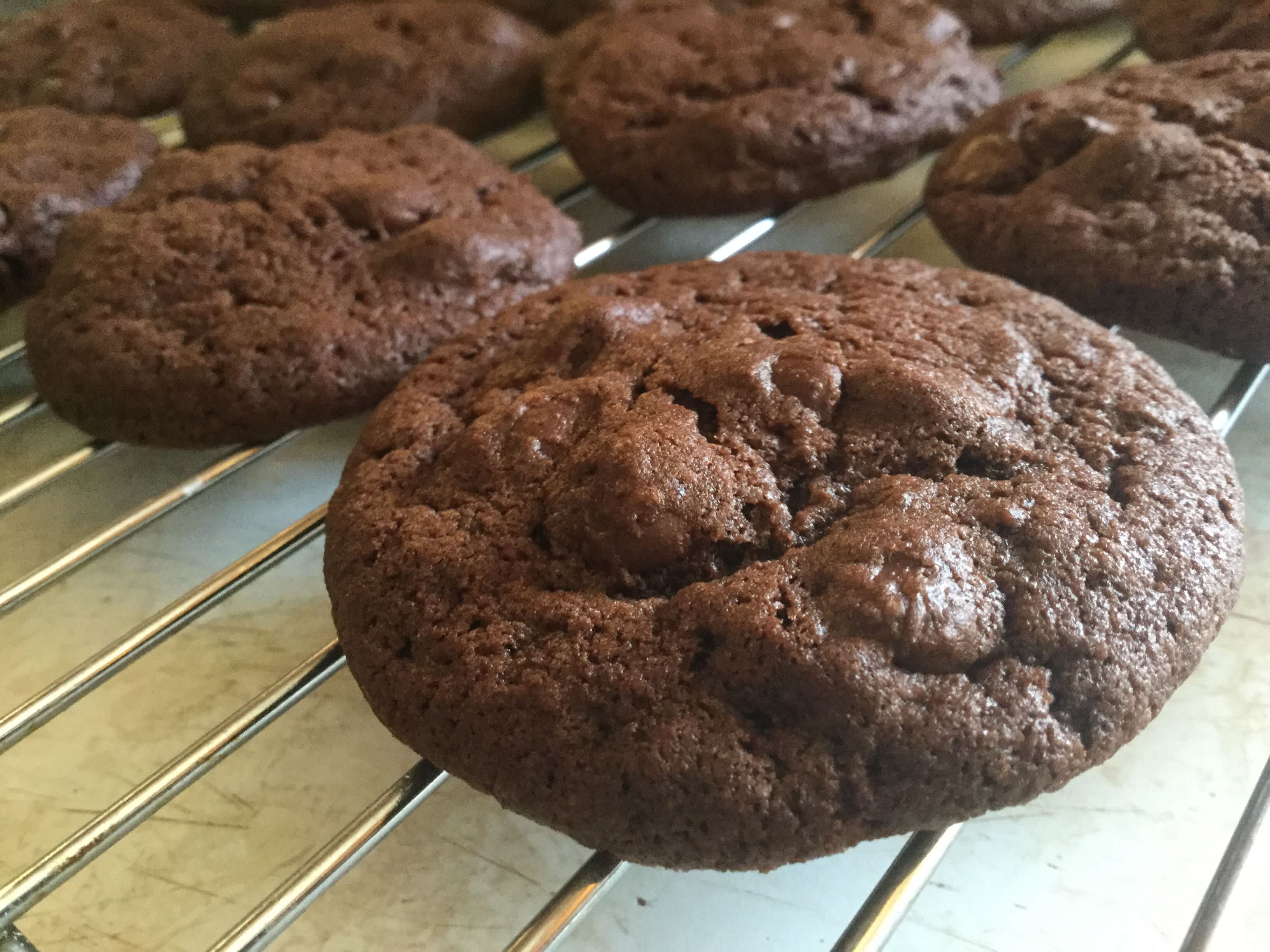 Chewy Double Chocolate Cookies Recipe - Food.com