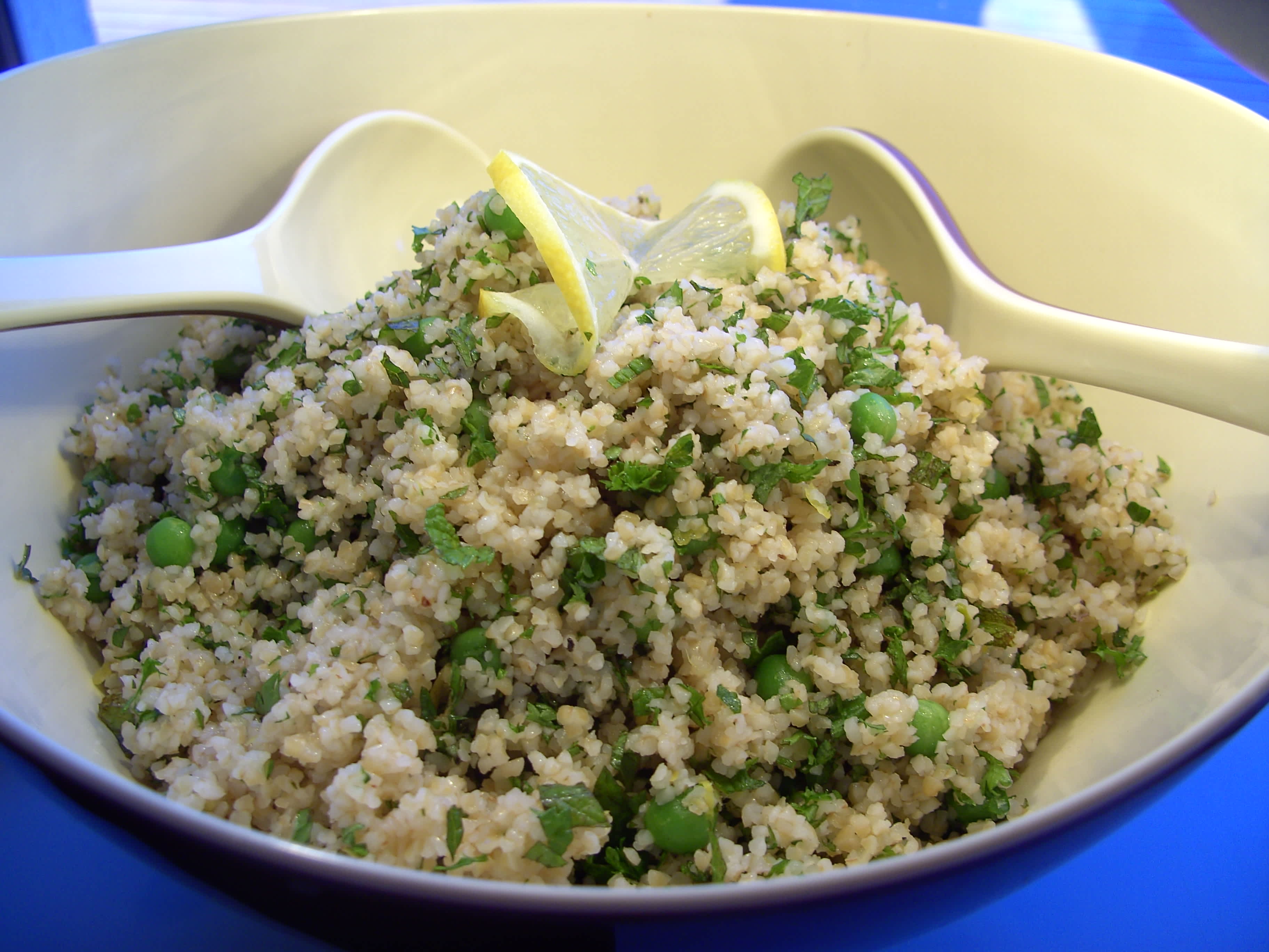 Bulgar With Peas and Mint Recipe - Food.com