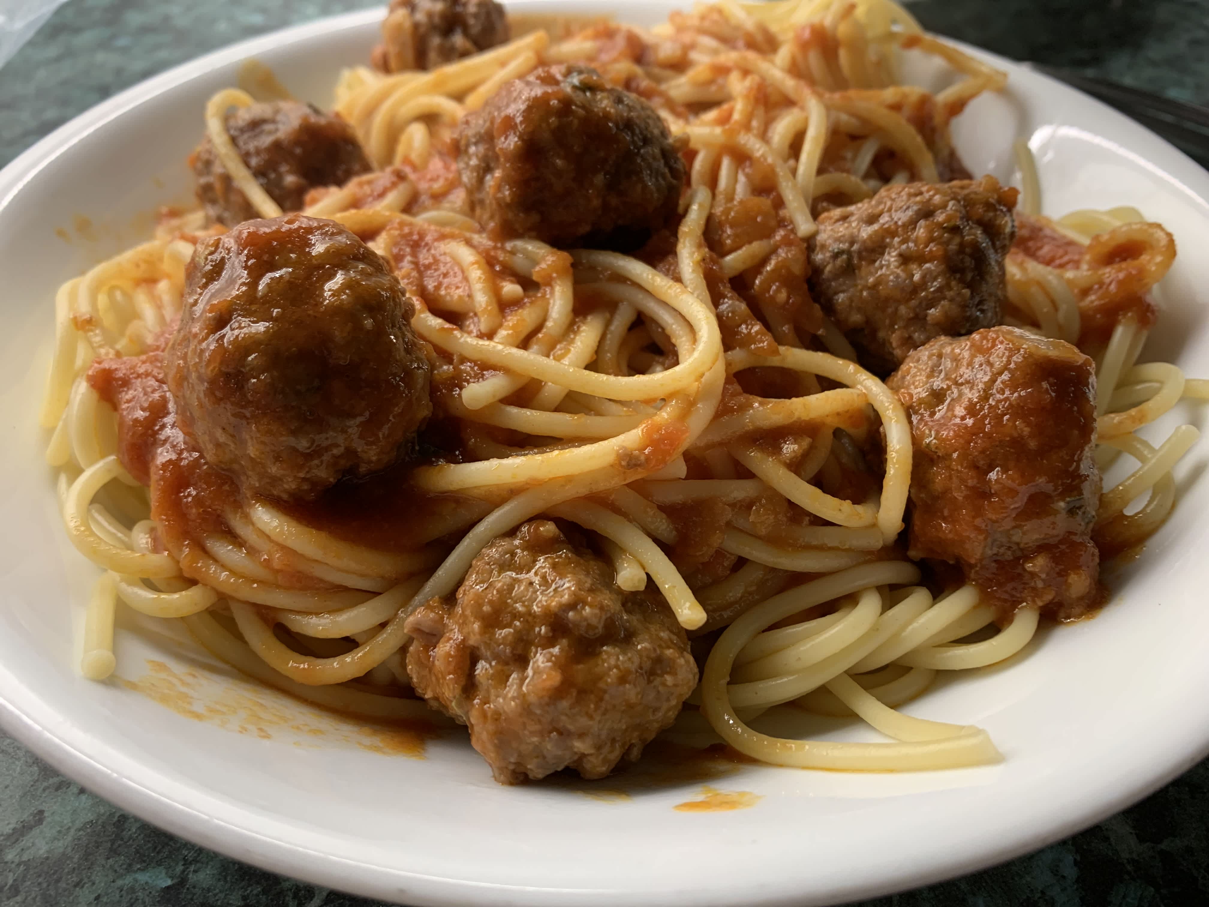 Spaghetti With Small Meatballs Recipe - Food.com