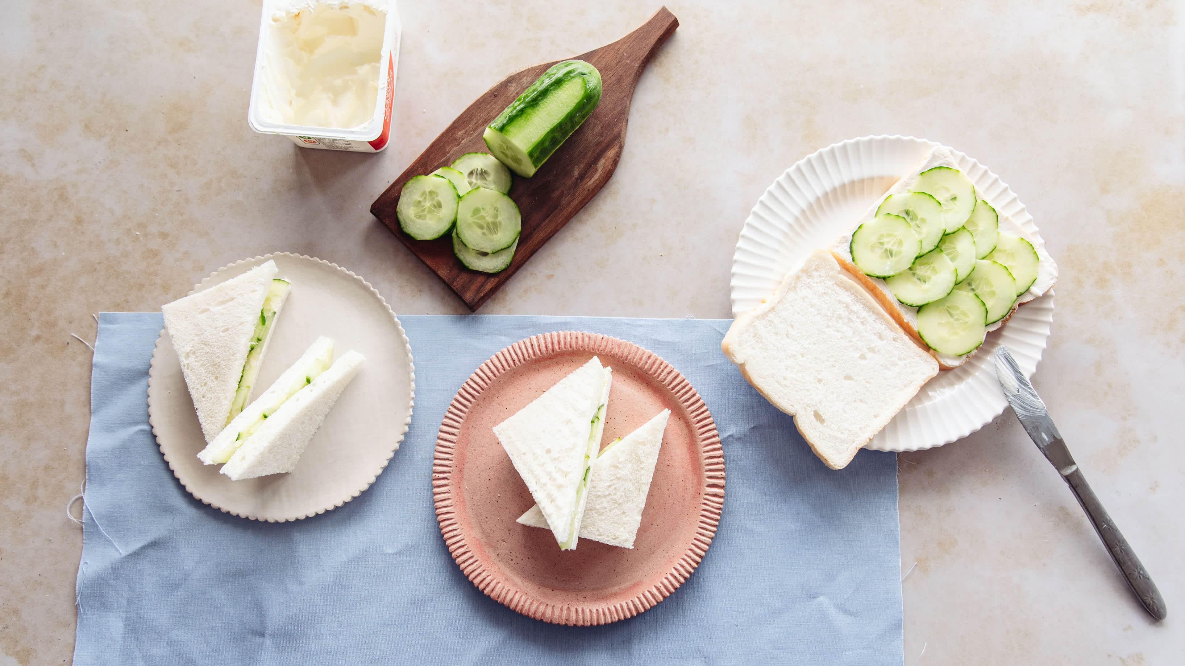 Hannah's Cucumber Tea Sandwiches Recipe - Food.com