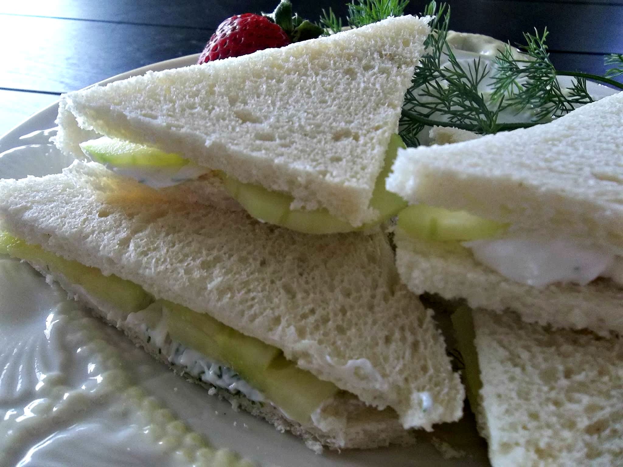 Hannah's Cucumber Tea Sandwiches Recipe - Food.com
