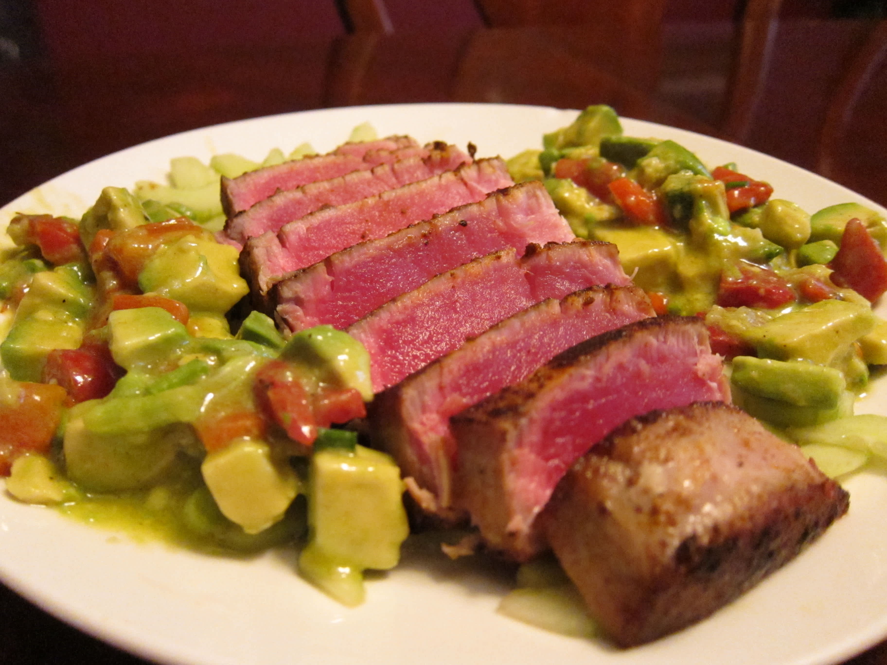 African Adobo-Rubbed Tuna Steaks Recipe - Food.com