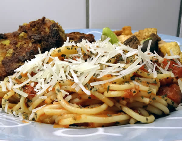 Tomato Basil Spaghetti Recipe - Food.com