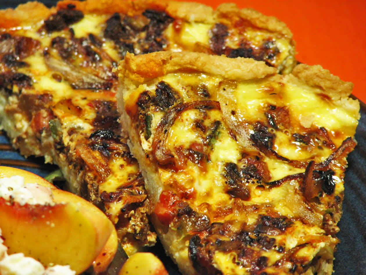 Garden Vegetable Quiche With a Cream Cheese Crust Recipe - Food.com