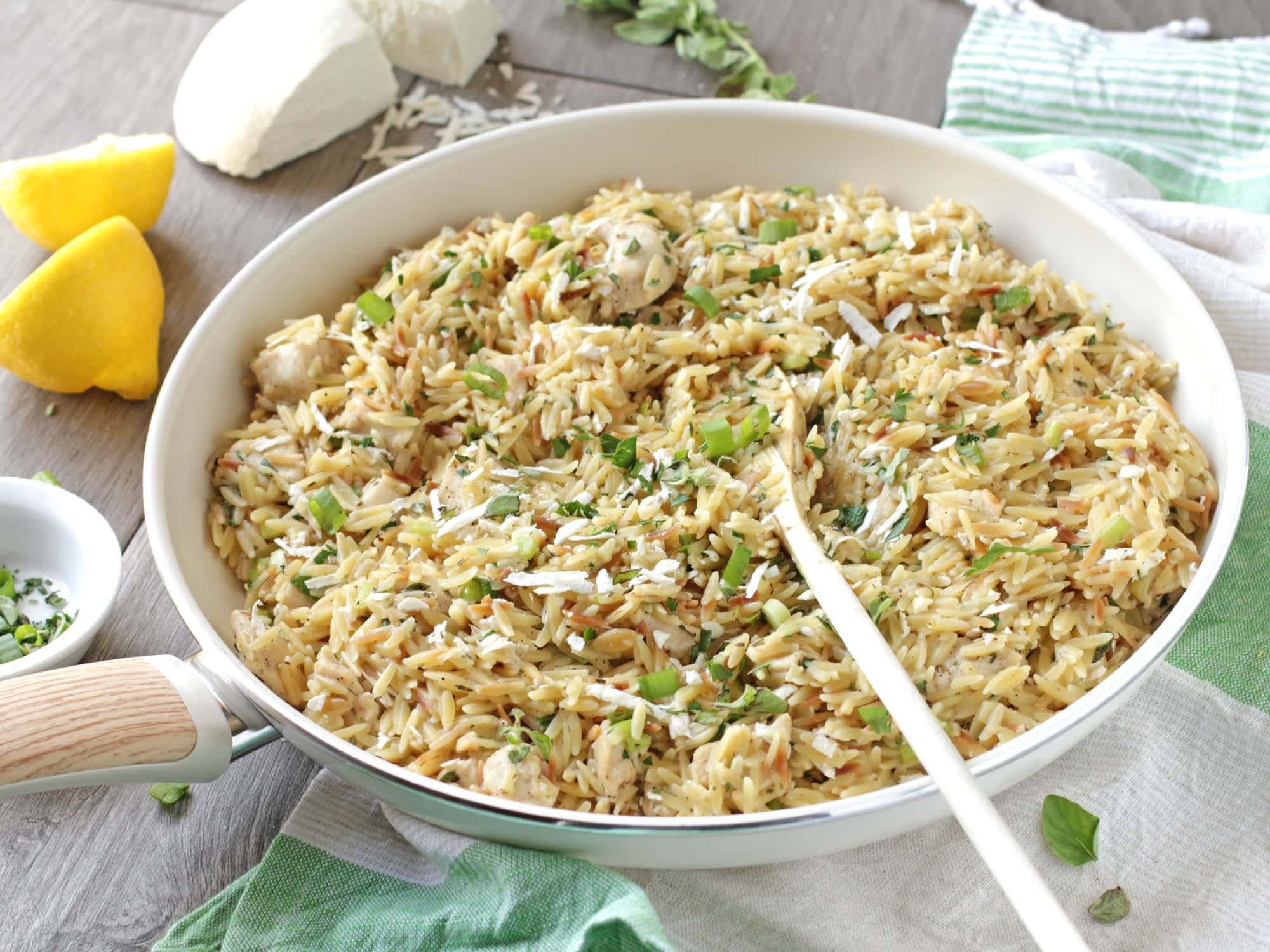 Lemony Chicken and Scallion Orzo, Risotto-Style Recipe - Food.com