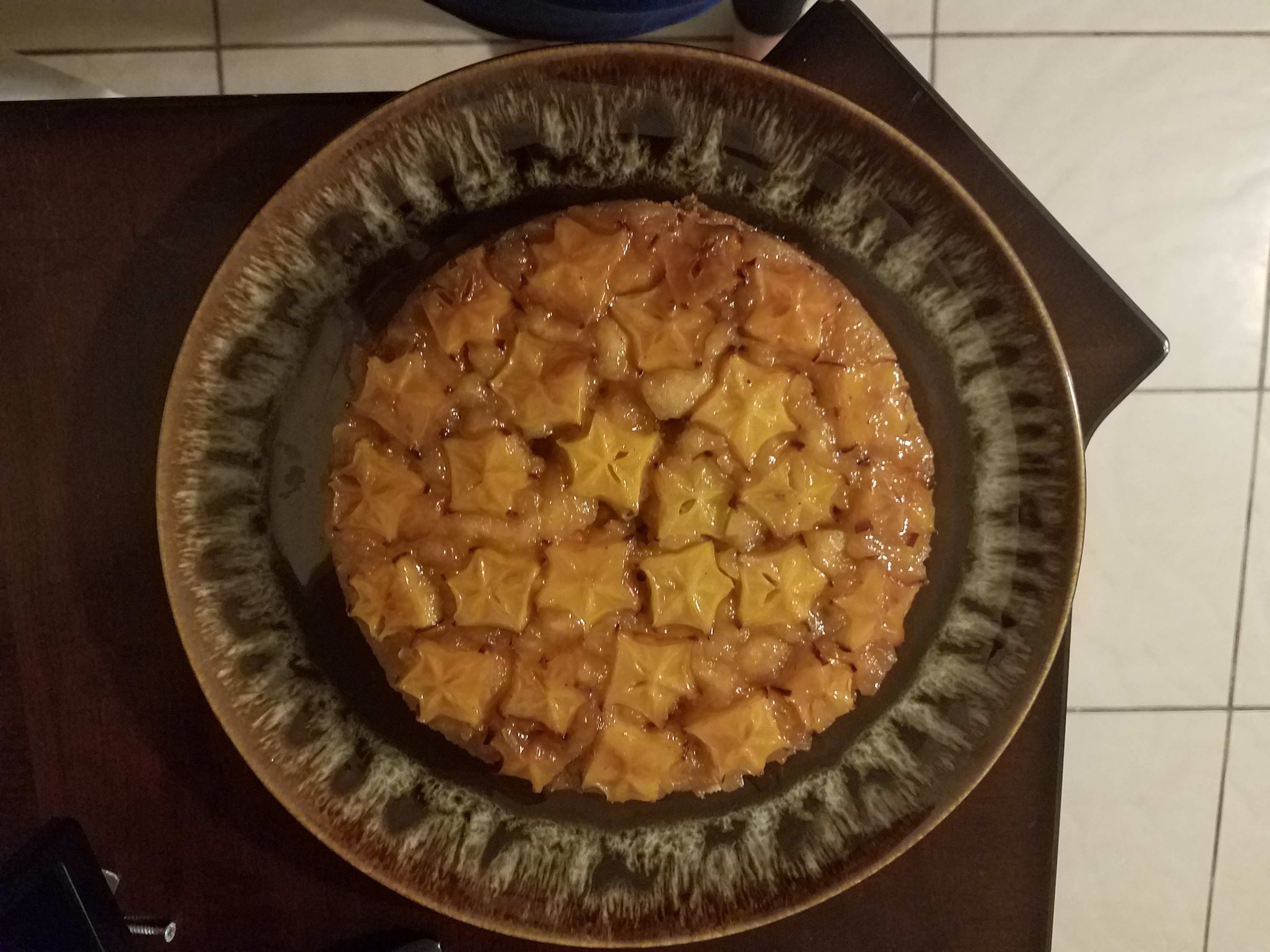 star fruit upside down cake