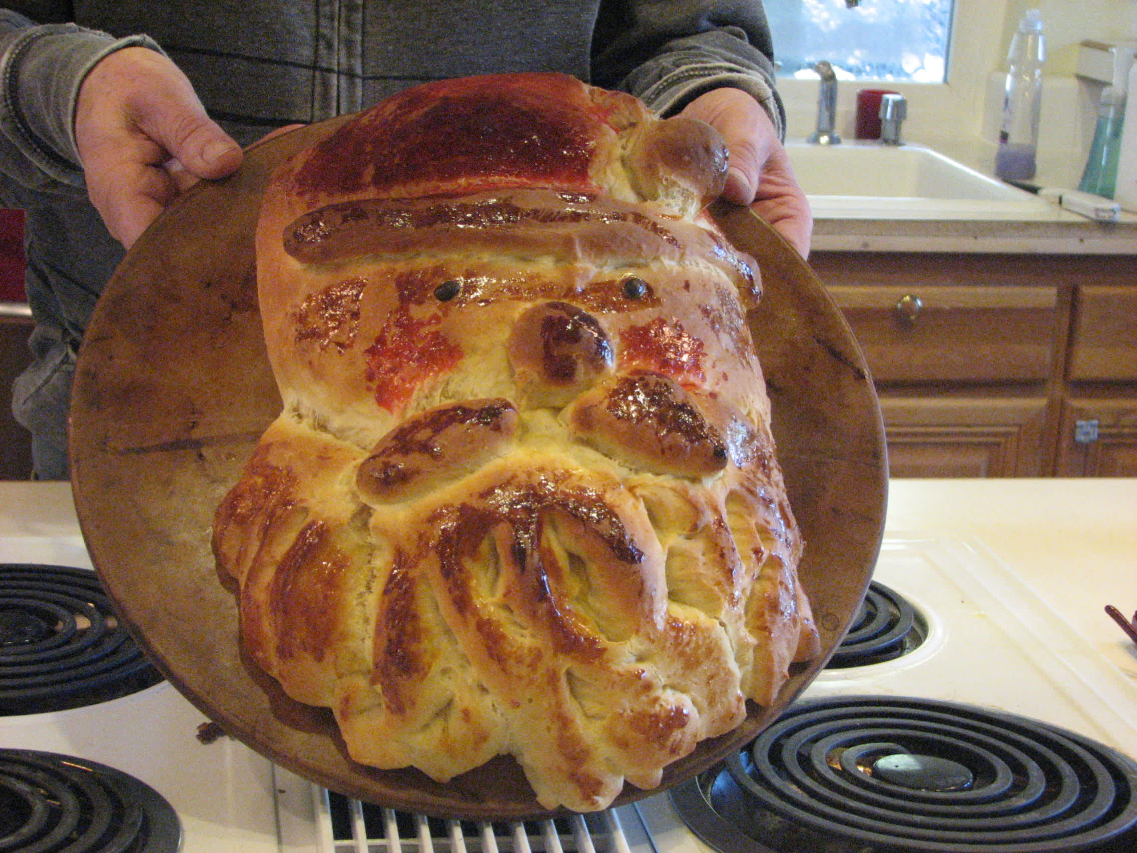 Santa Bread from Taste of Home Recipe - Food.com