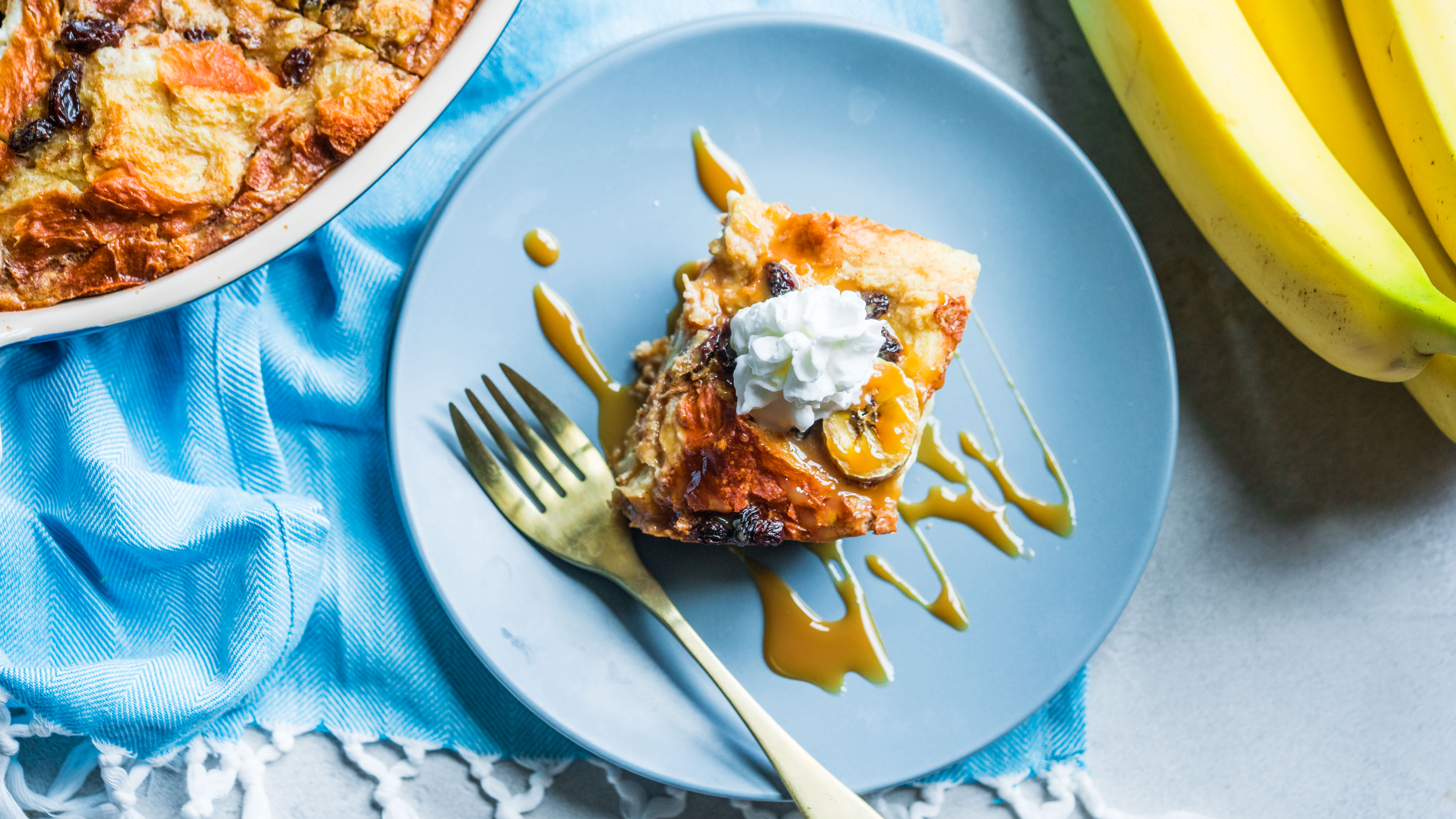 banana bread pudding