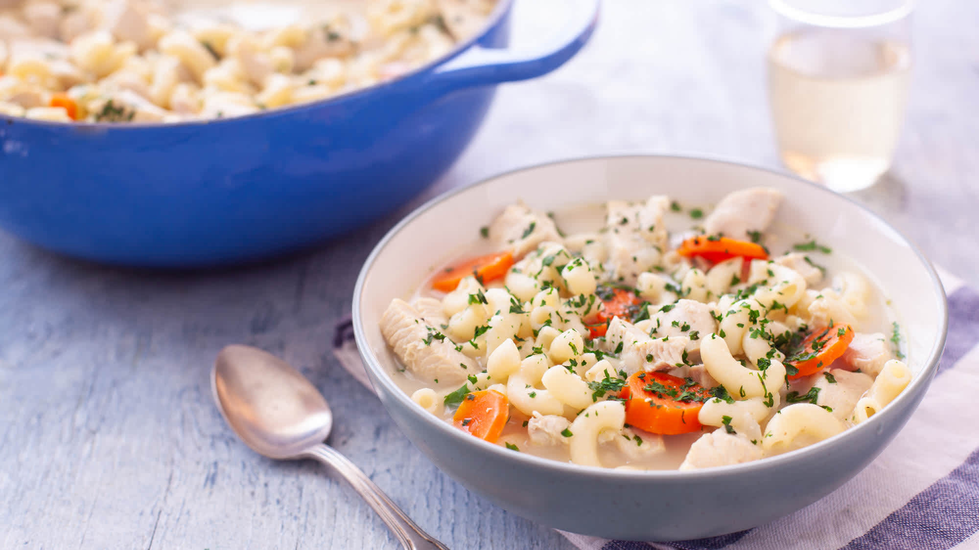 Creamy Macaroni Chicken Soup (Sopas) Recipe - Food.com