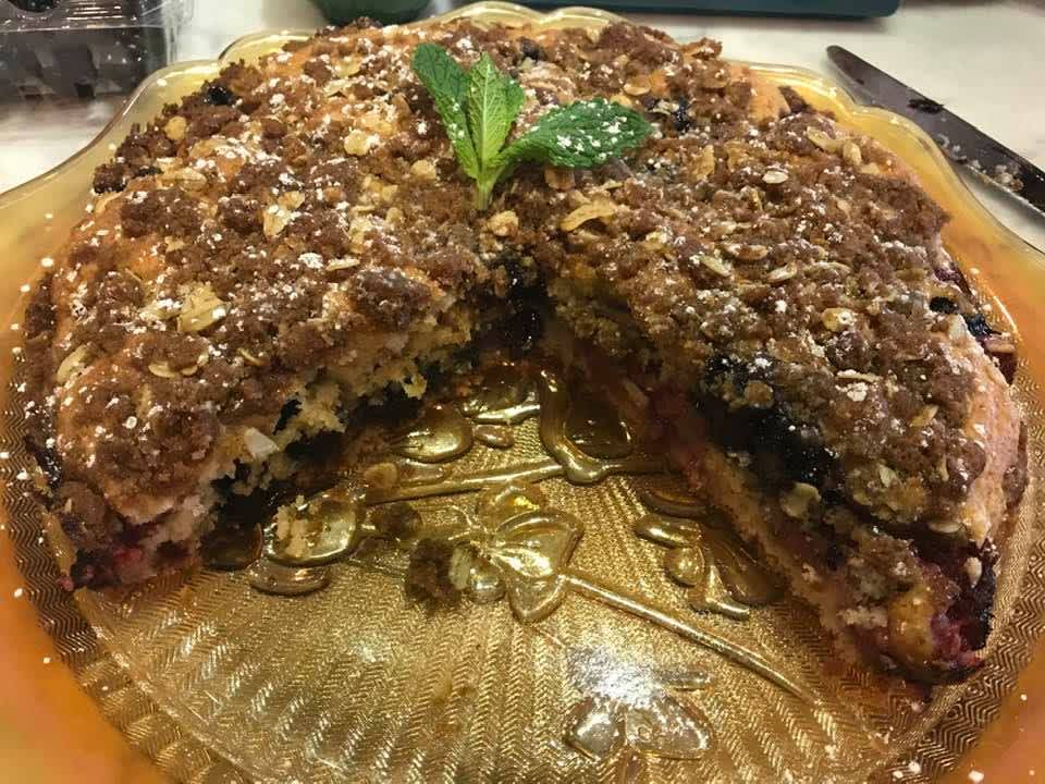 Streusel Topped Triple Berry Coffee Cake Recipe - Food.com