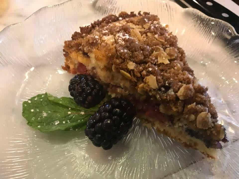 Streusel Topped Triple Berry Coffee Cake Recipe - Food.com