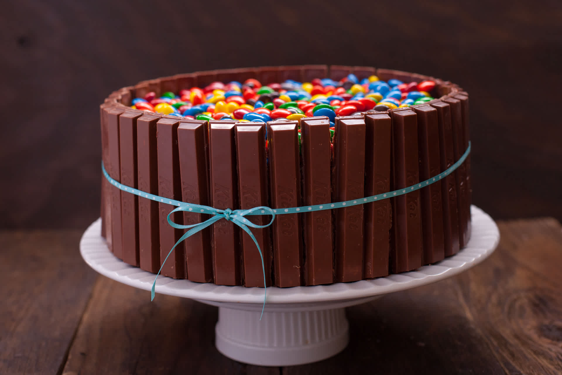 Bucket of M&M's Kit Kat Cake Recipe - Food.com