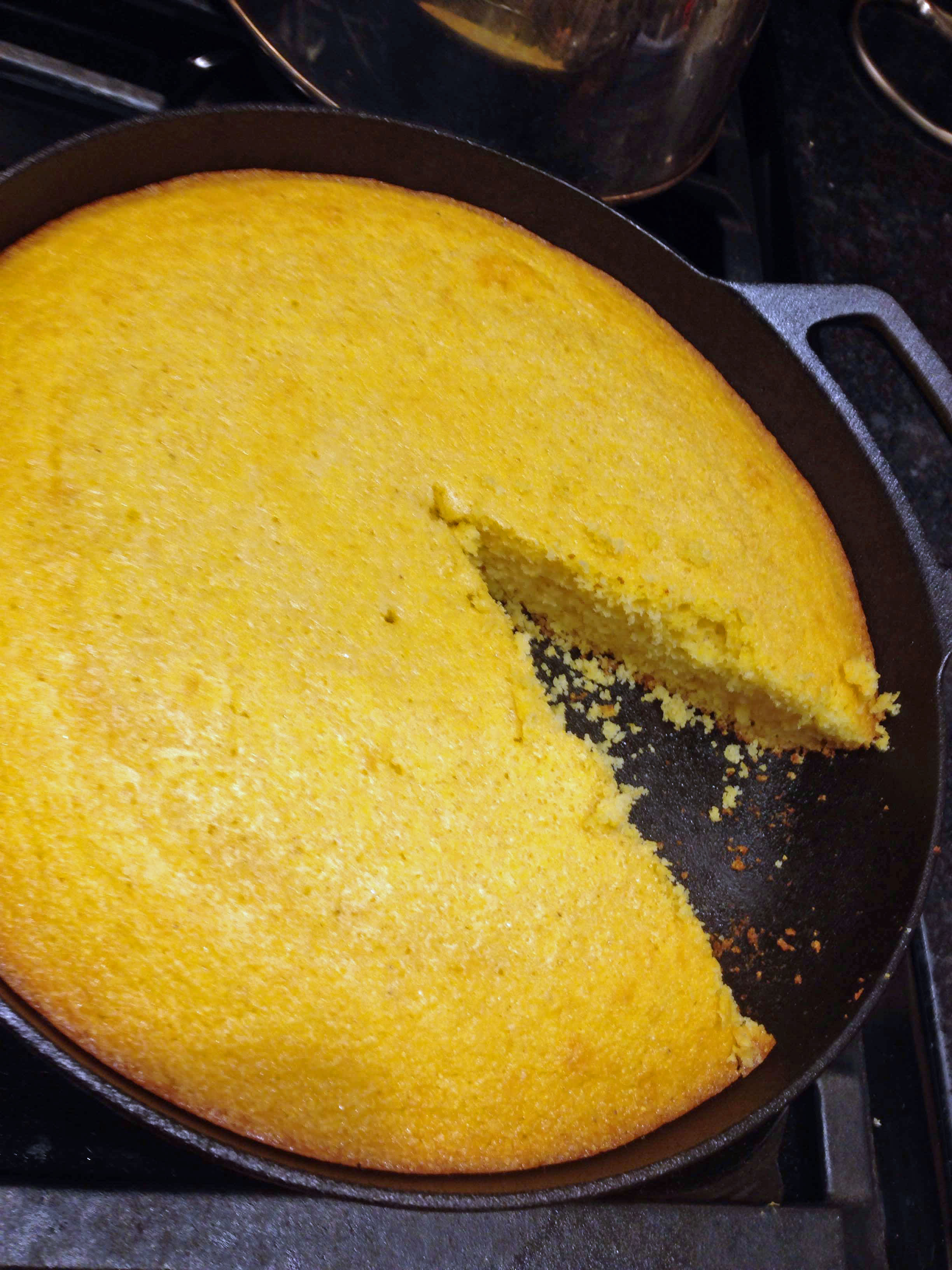 Cast Iron Skillet Baked Cornbread Recipe - Food.com