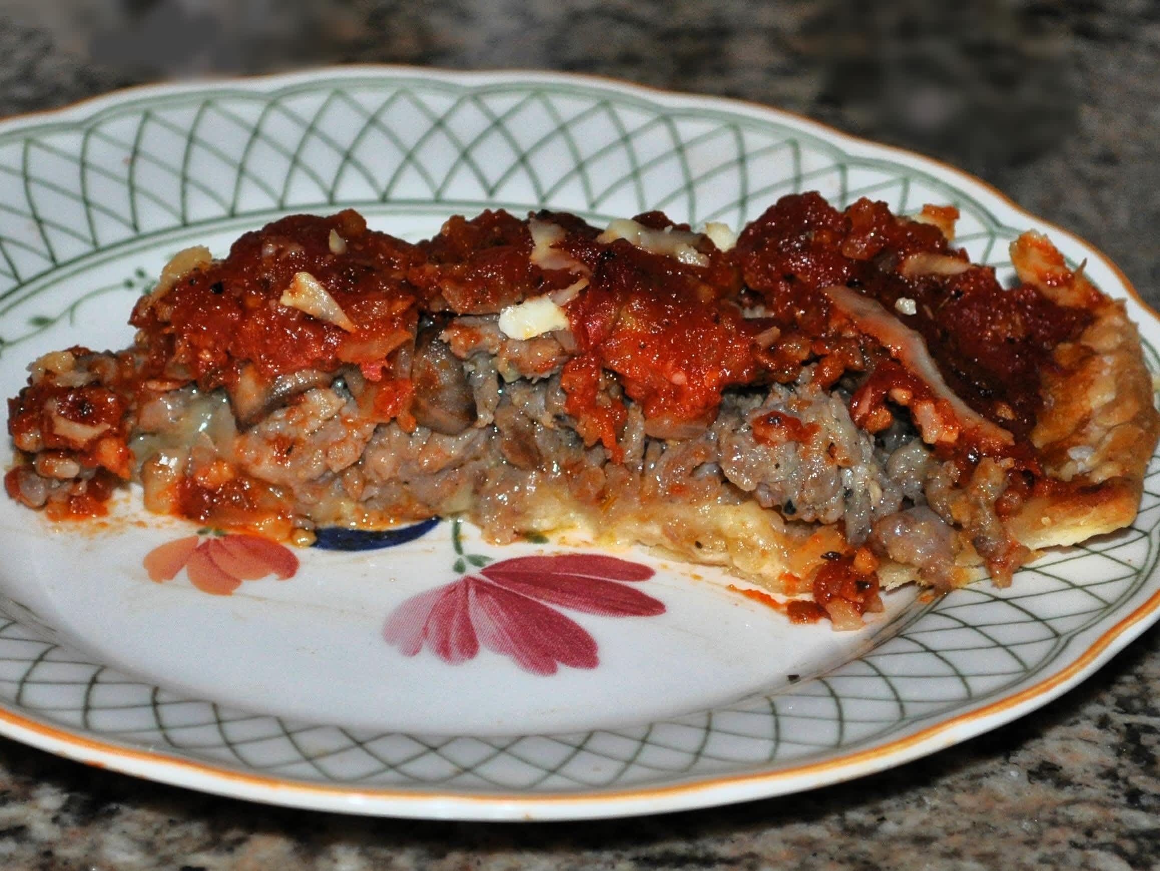 Ridiculously Easy Chicago-Style Pizza Pie Recipe - Food.com