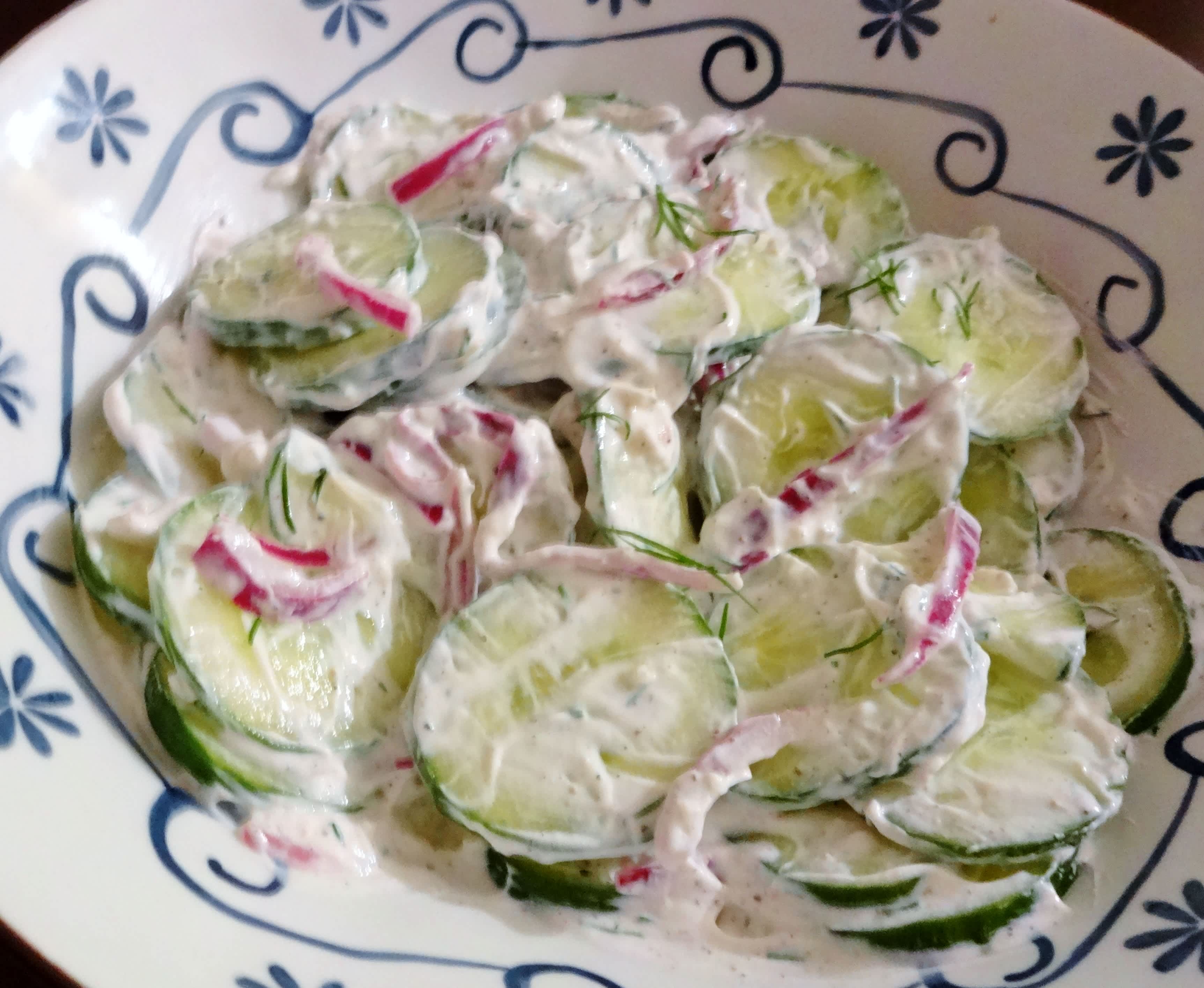 Norwegian Dilled Cucumber Salad Recipe - Food.com