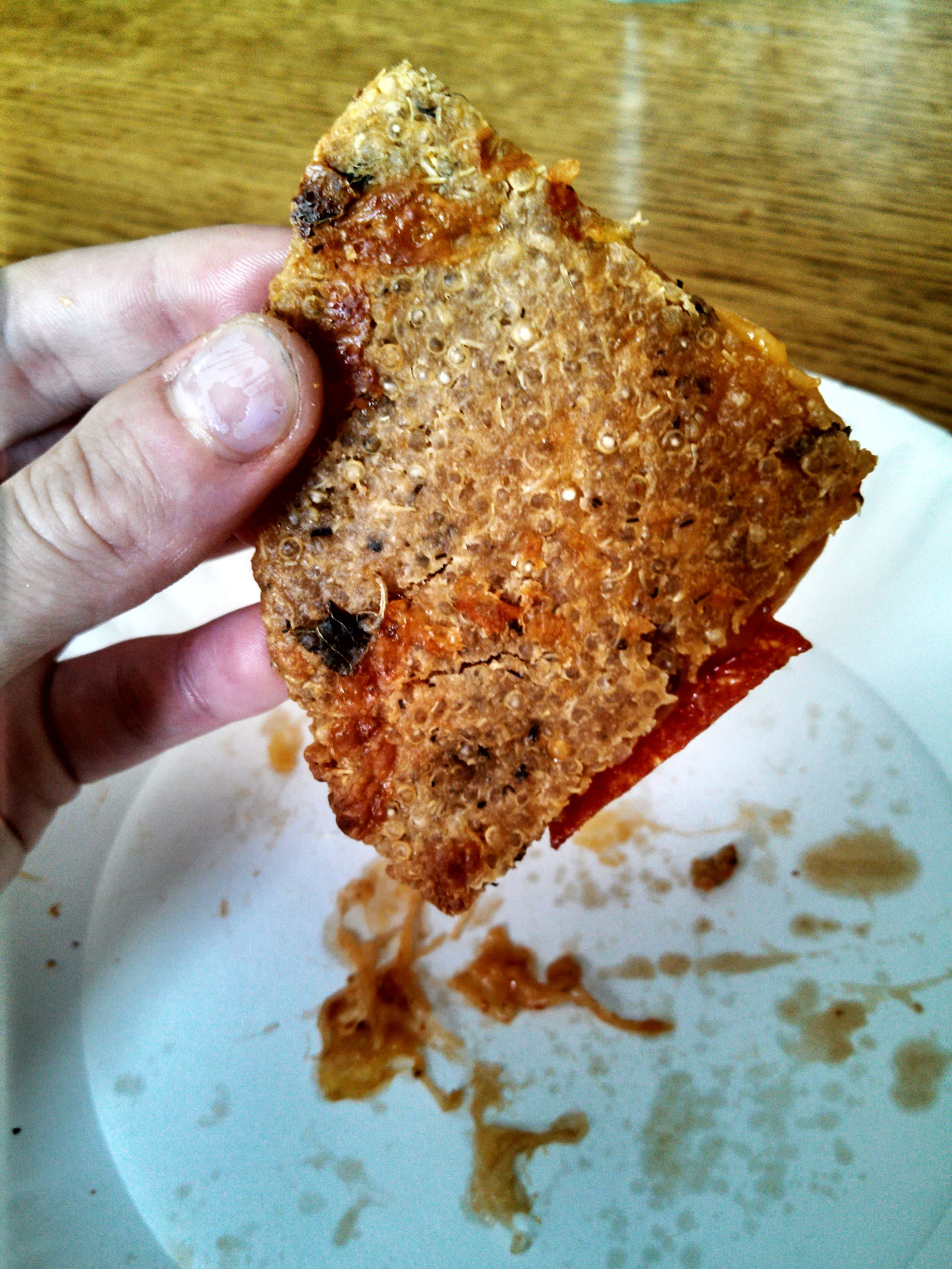 3 Ingredient Individual Quinoa Pizza Crust (No Soaking!) Recipe - Food.com