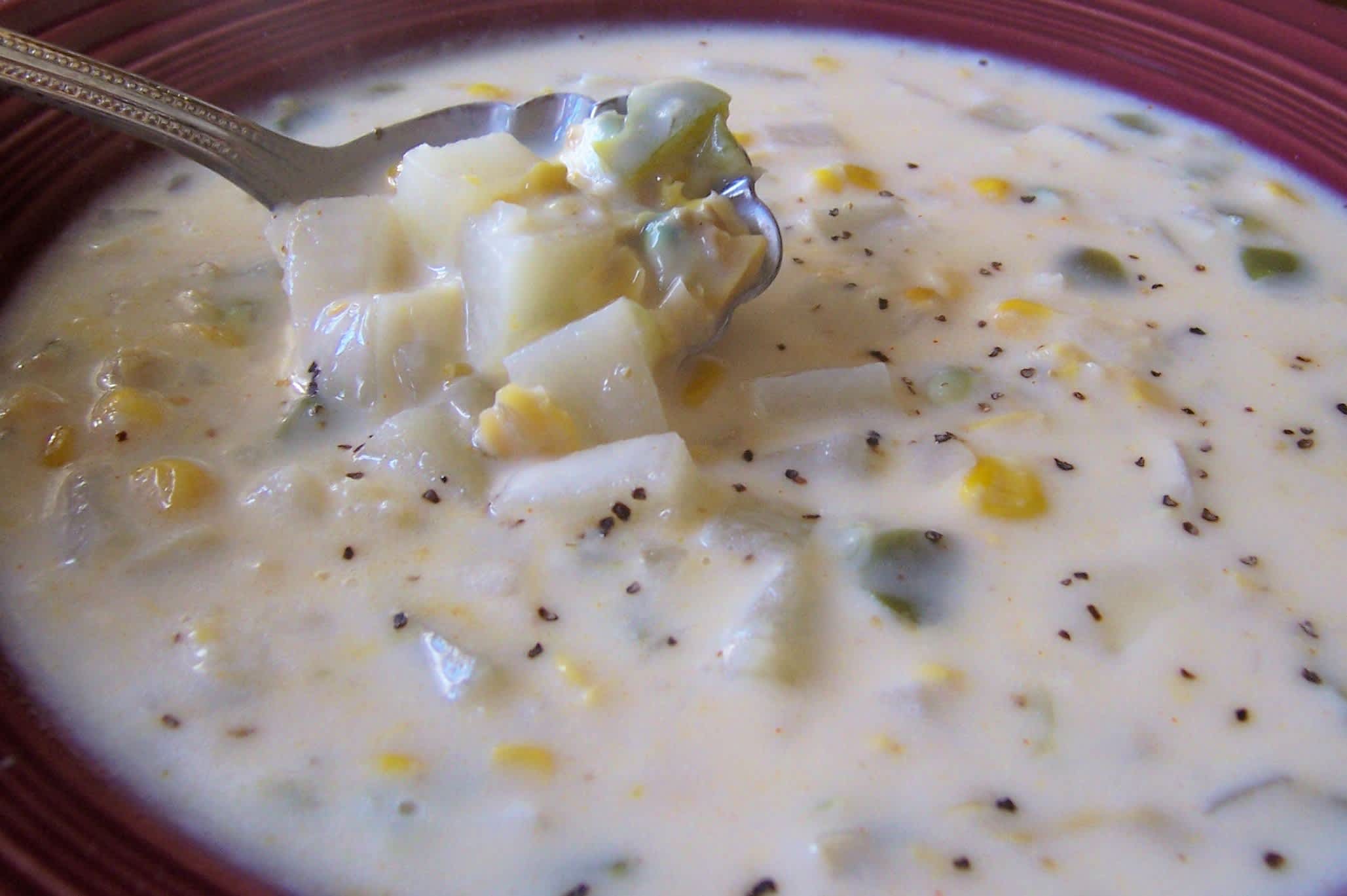 Creamy Clam Corn Chowder Recipe - Food.com