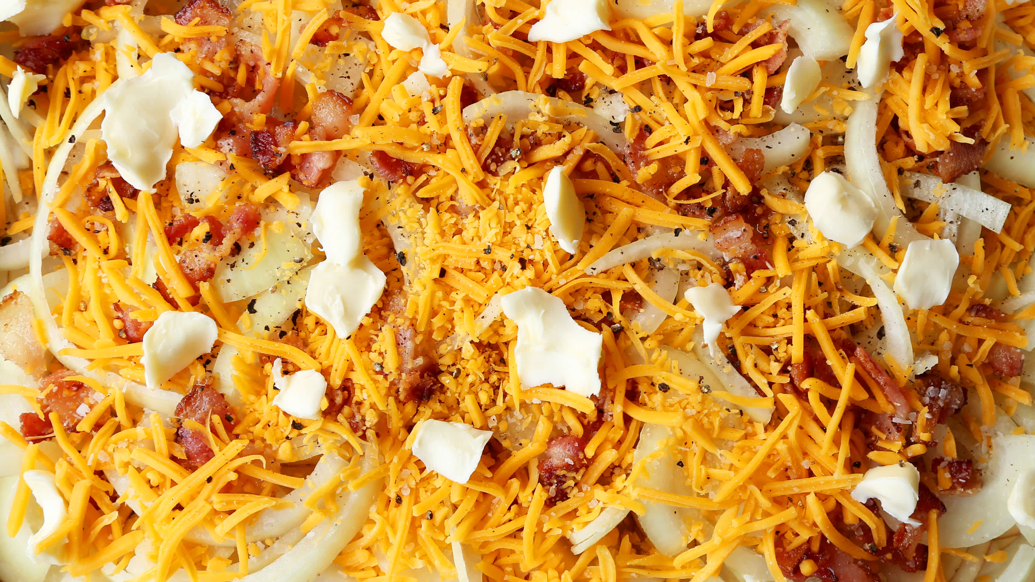 Slow Cooked Bacon Cheese Potatoes Recipe Food