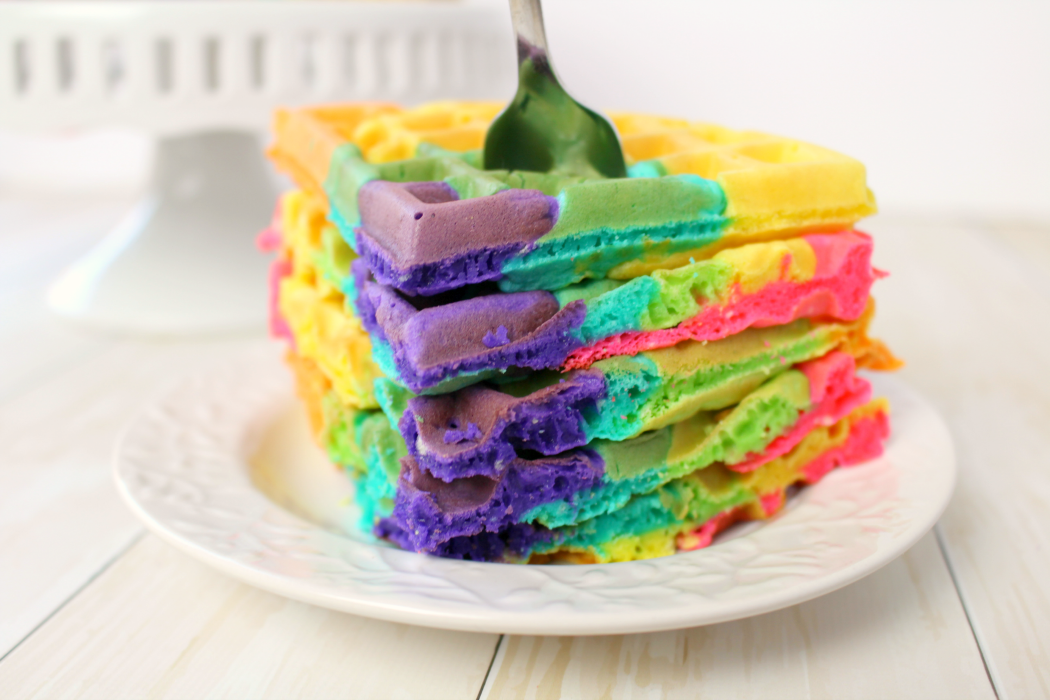 Rainbow Waffles Recipe - Food.com
