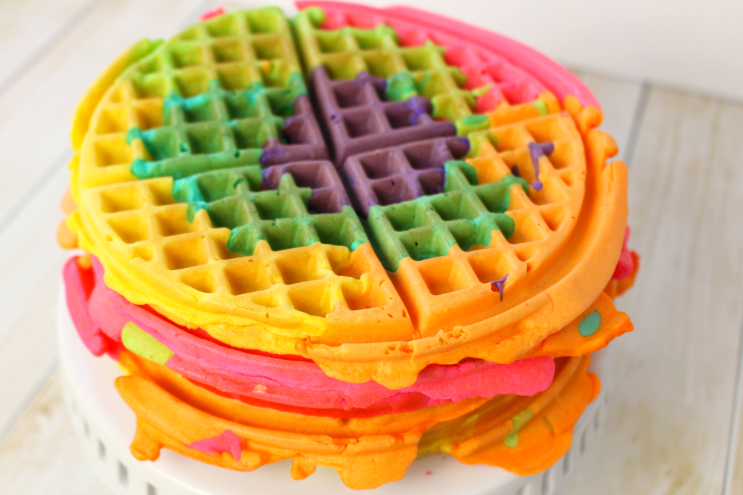 Rainbow Waffles Recipe - Food.com