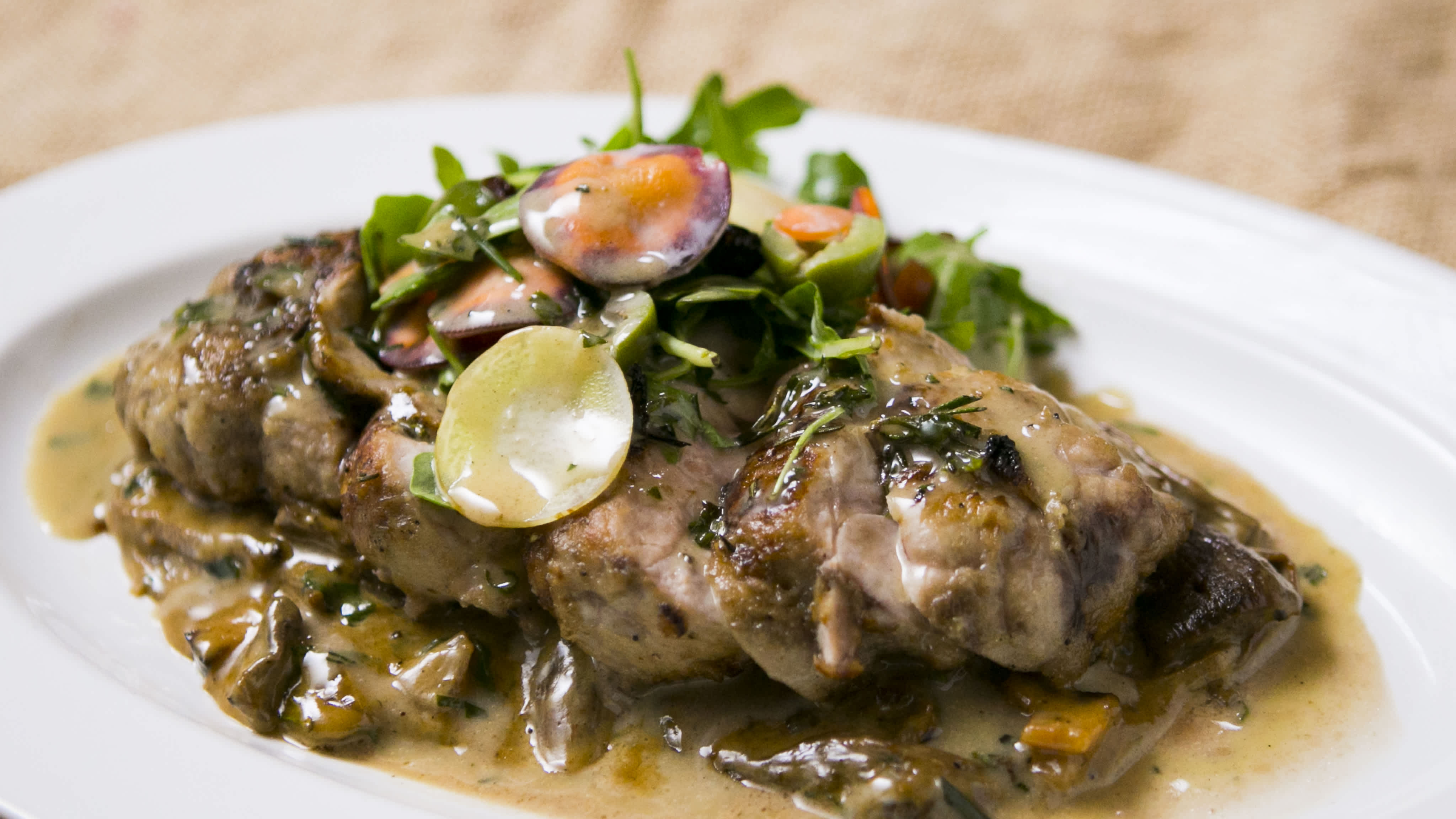 Fresh Veal Sweetbreads With Porcini Sauce & Carrot Salad Recipe - Food.com