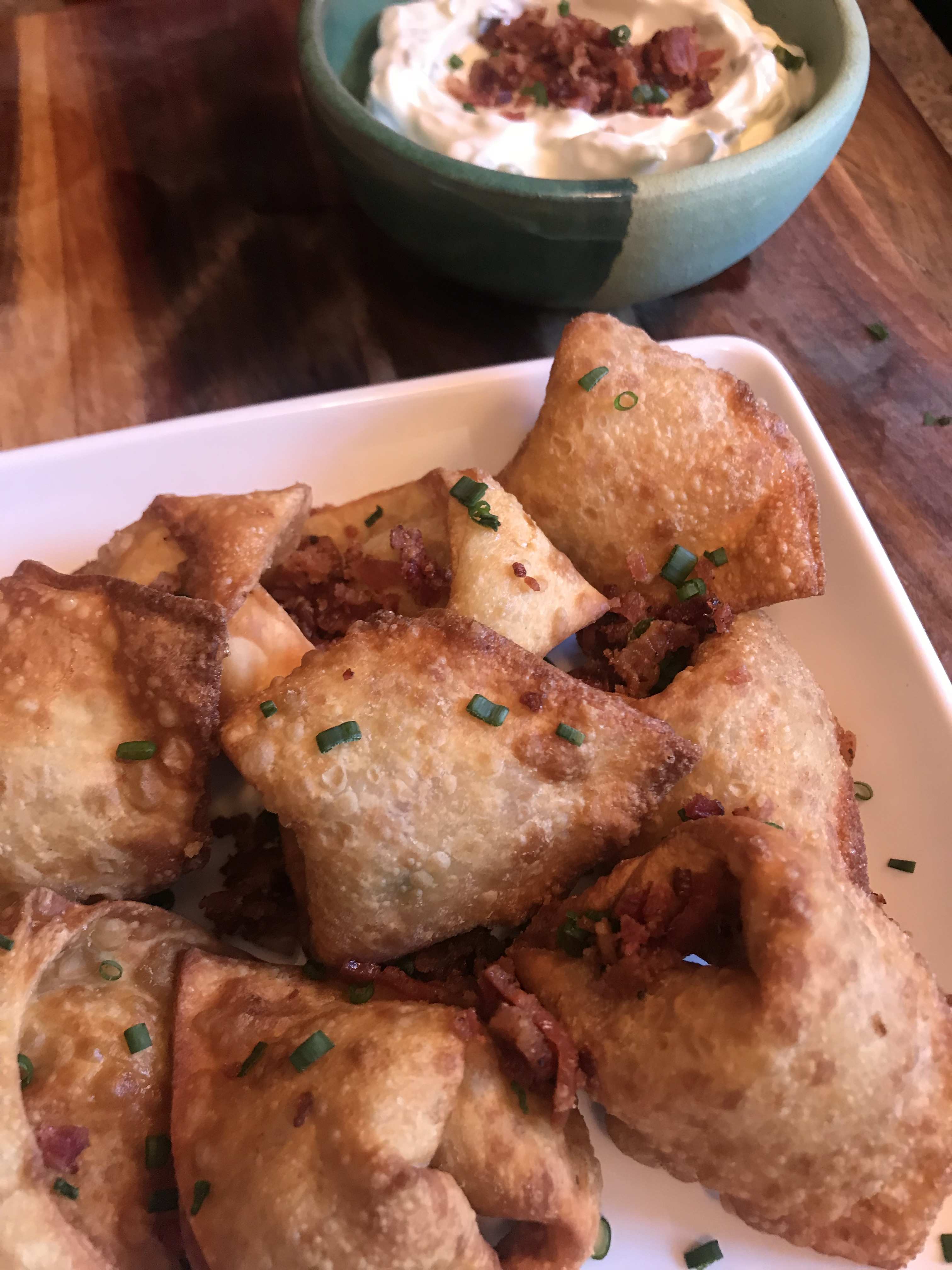 Loaded Baked Potato Wontons Recipe - Food.com