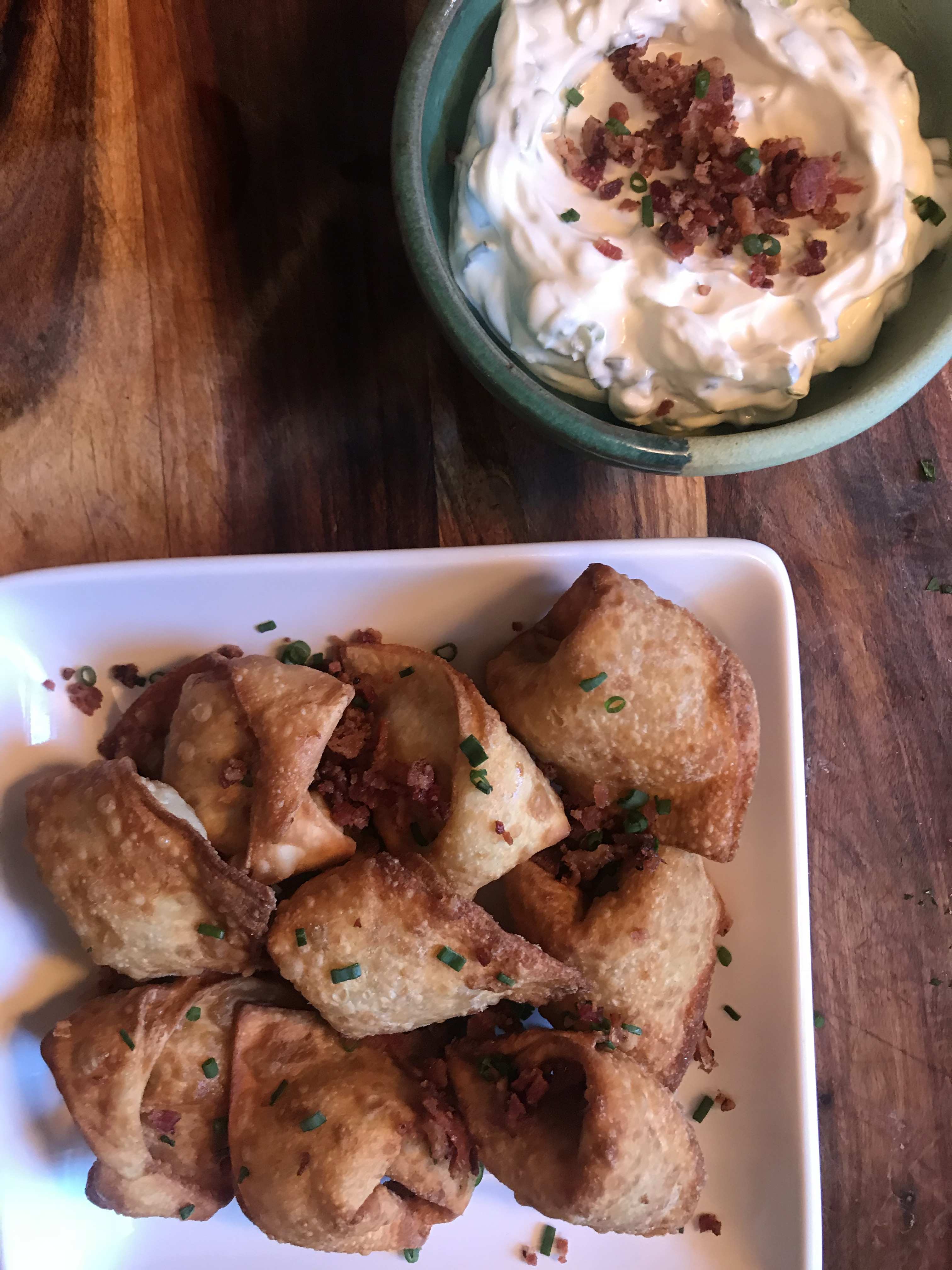 Loaded Baked Potato Wontons Recipe - Food.com