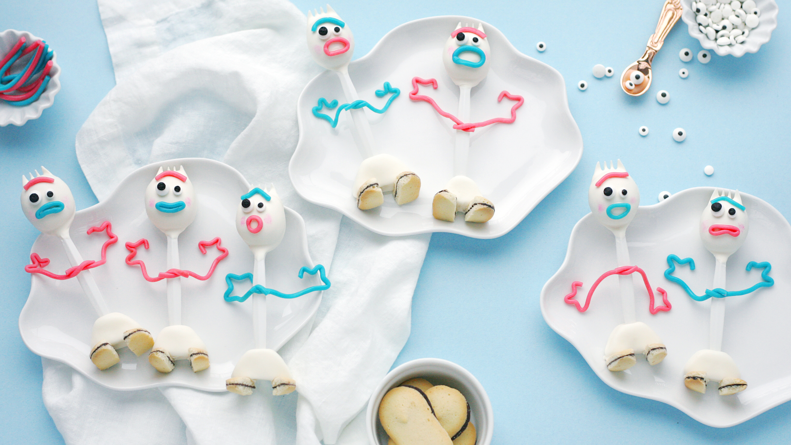 Forky Inspired Cheesecake Pops Recipe - Food.com