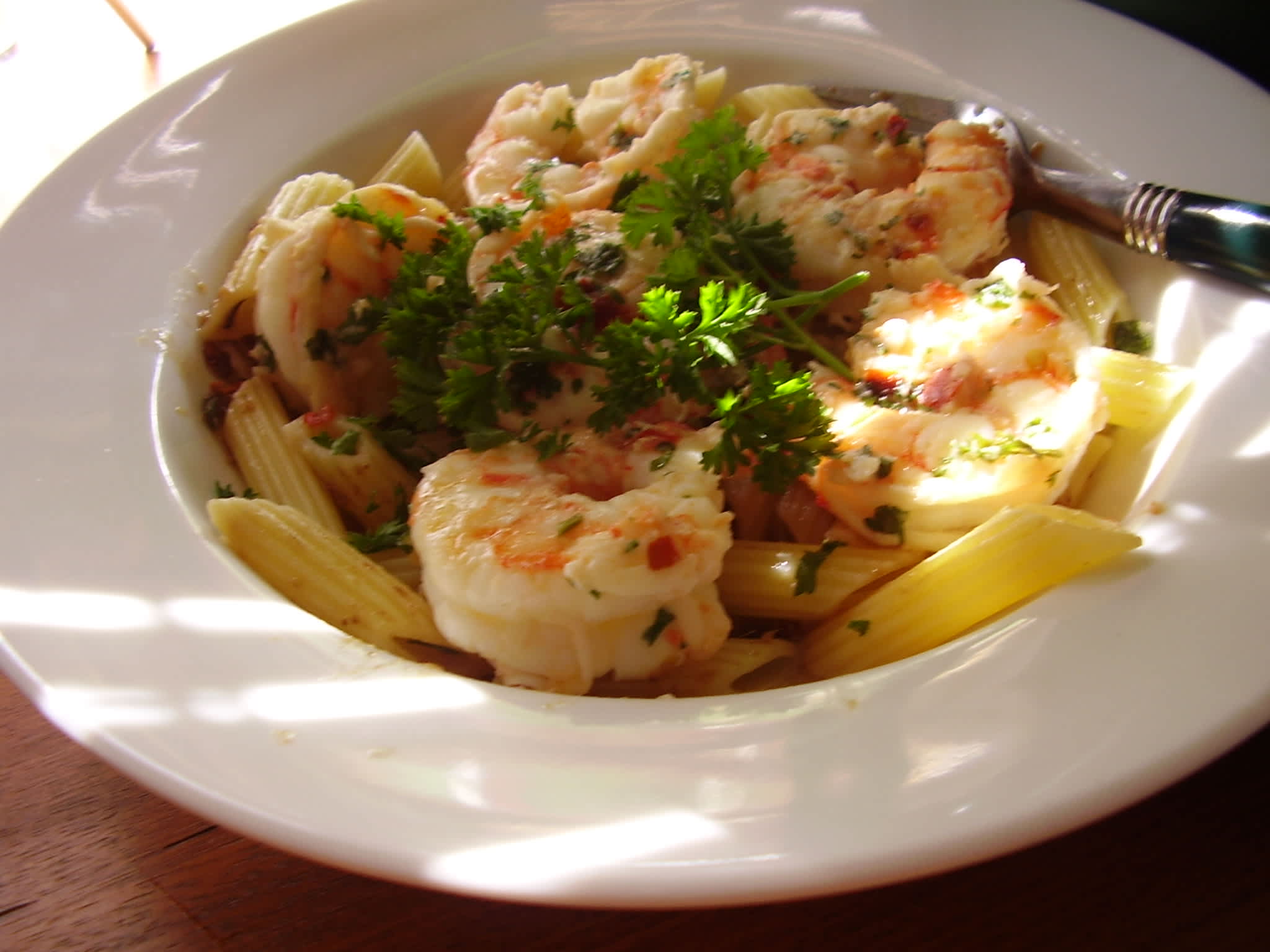 Spaghetti Aglio Olio With Spicy Shrimp Recipe - Food.com