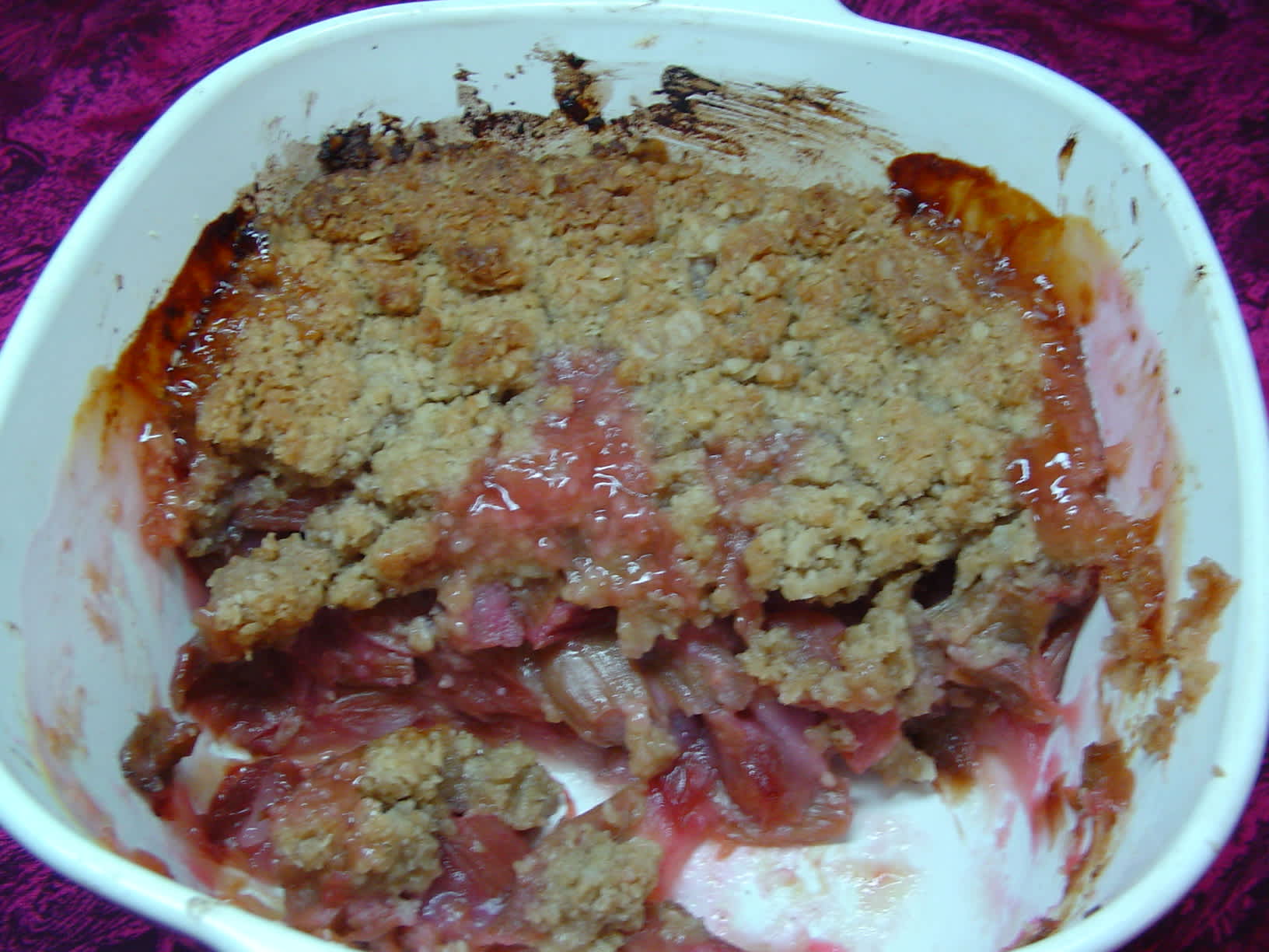 Crumb-Top Rhubarb Crisp Recipe - Food.com