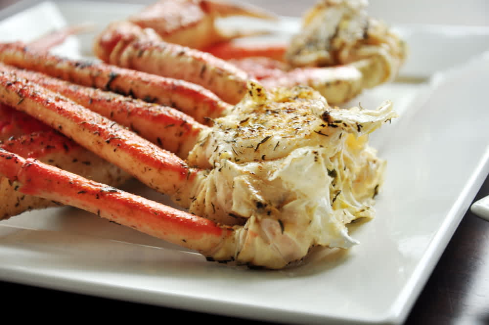 grilled crab