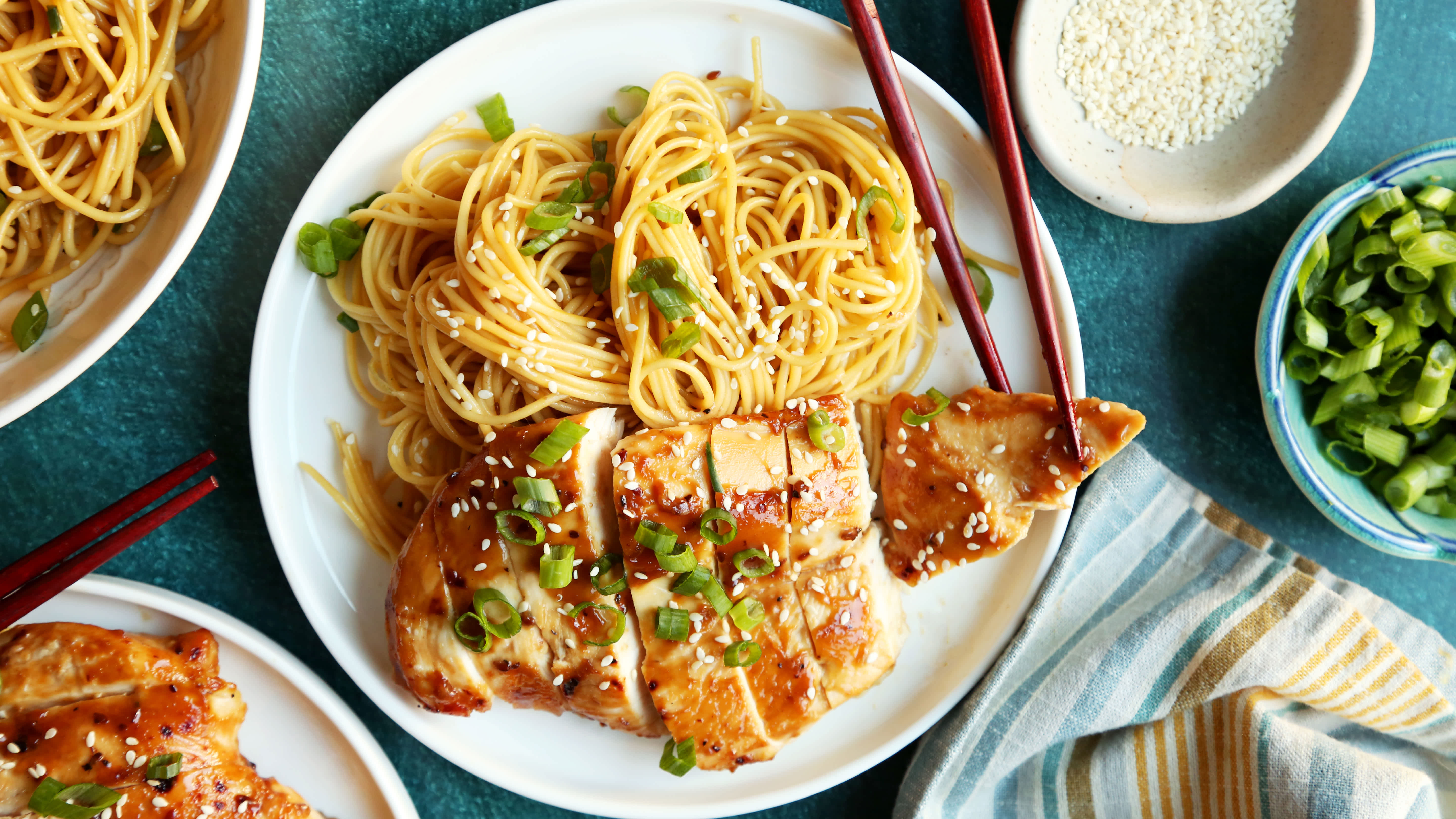 Funky Chicken With Sesame Noodles Recipe - Food.com