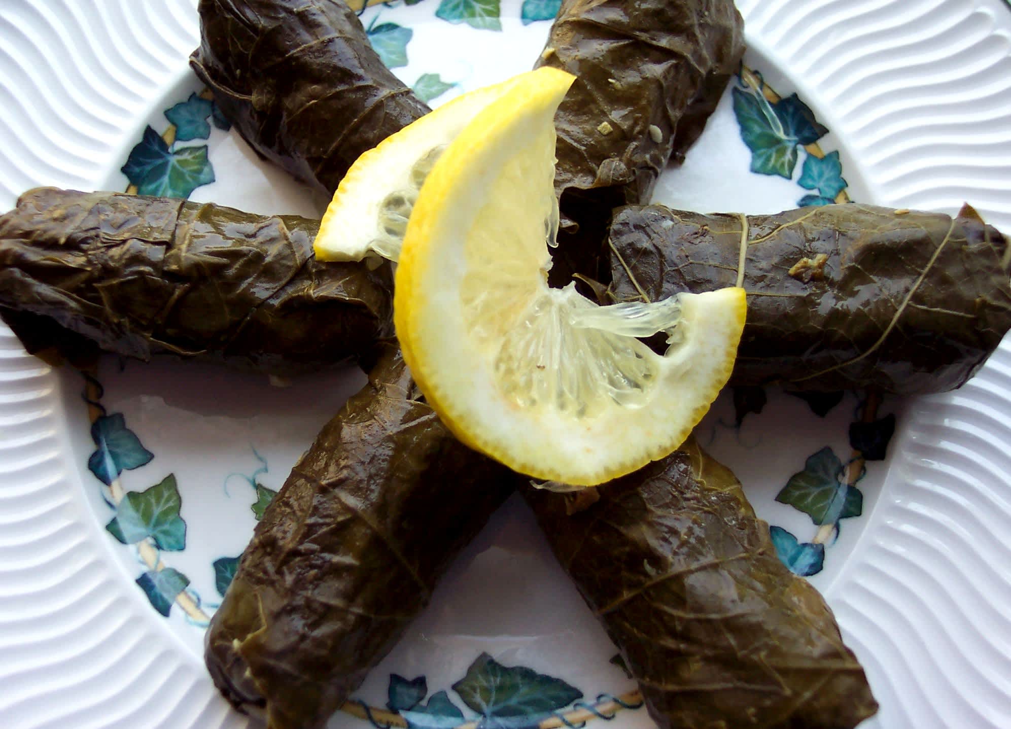 Stuffed Grape Leaves Lebanese Recipe - Food.com