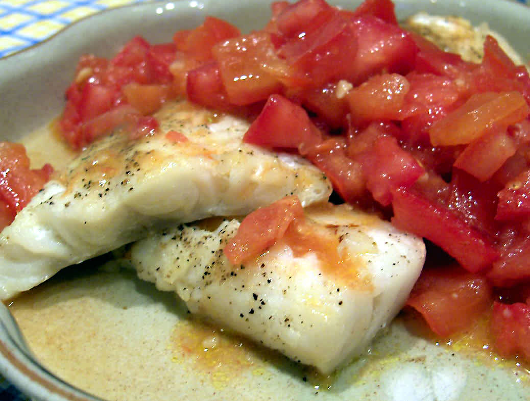 Grilled Cod With Moroccan-spiced Tomato Relish Recipe - Food.com