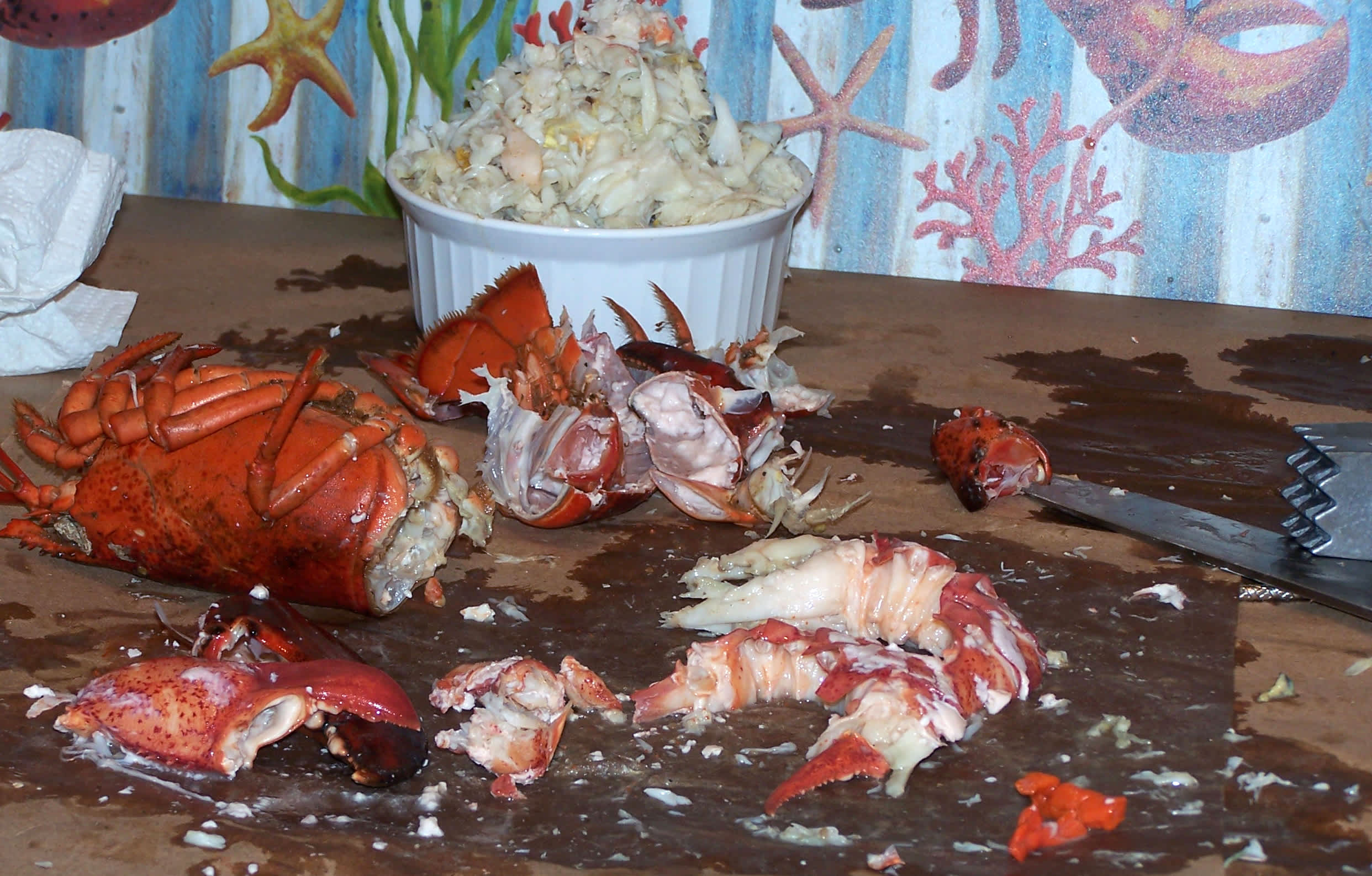 Seafood (Crab, Shrimp and Lobster) Boil and How to Open and Eat Recipe ...
