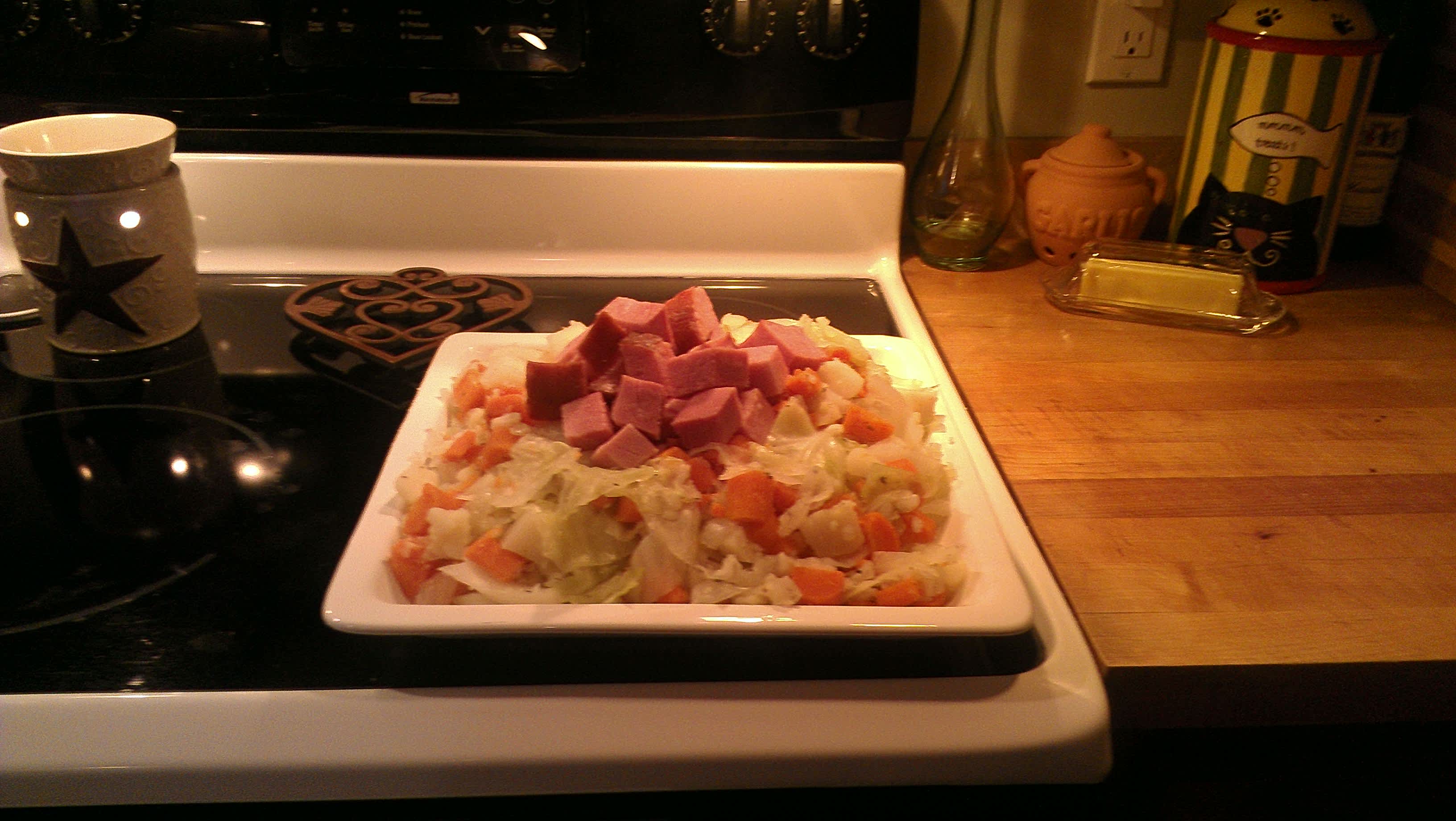traditional Irish Ham and Cabbage Dinner Recipe - Food.com