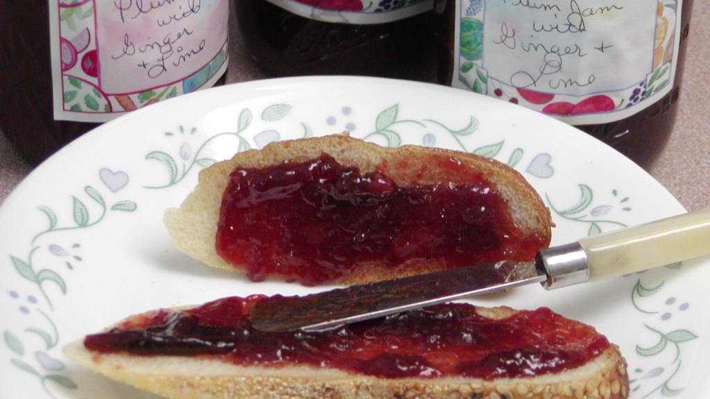 Plum Jam With Lime and Ginger Recipe - Food.com