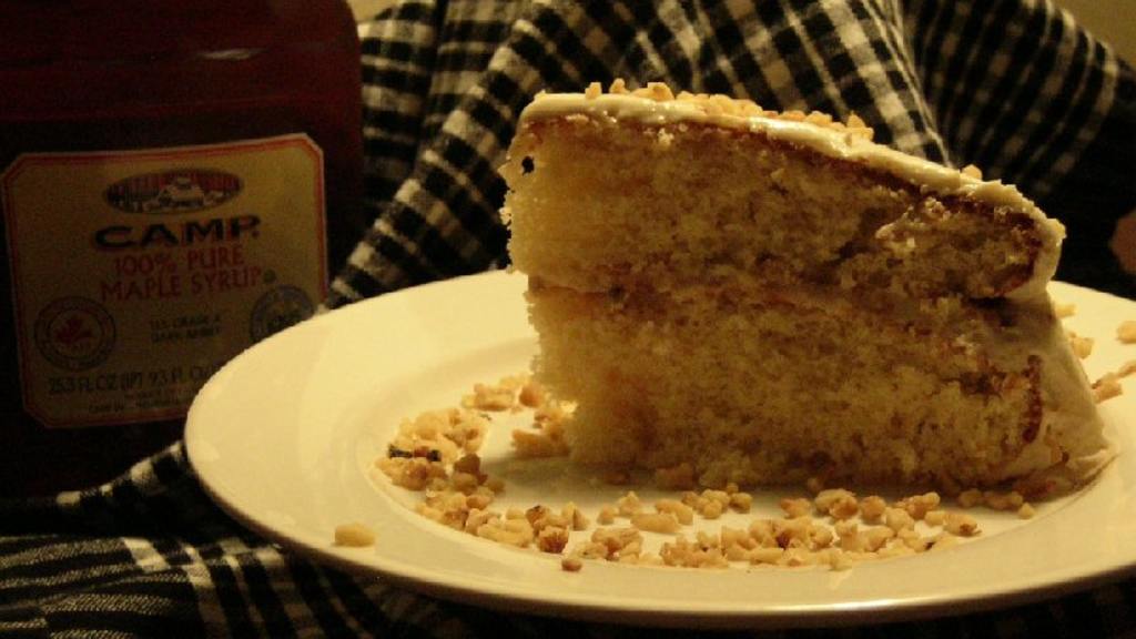 Maple Syrup Cake With Maple Frosting Recipe - Food.com