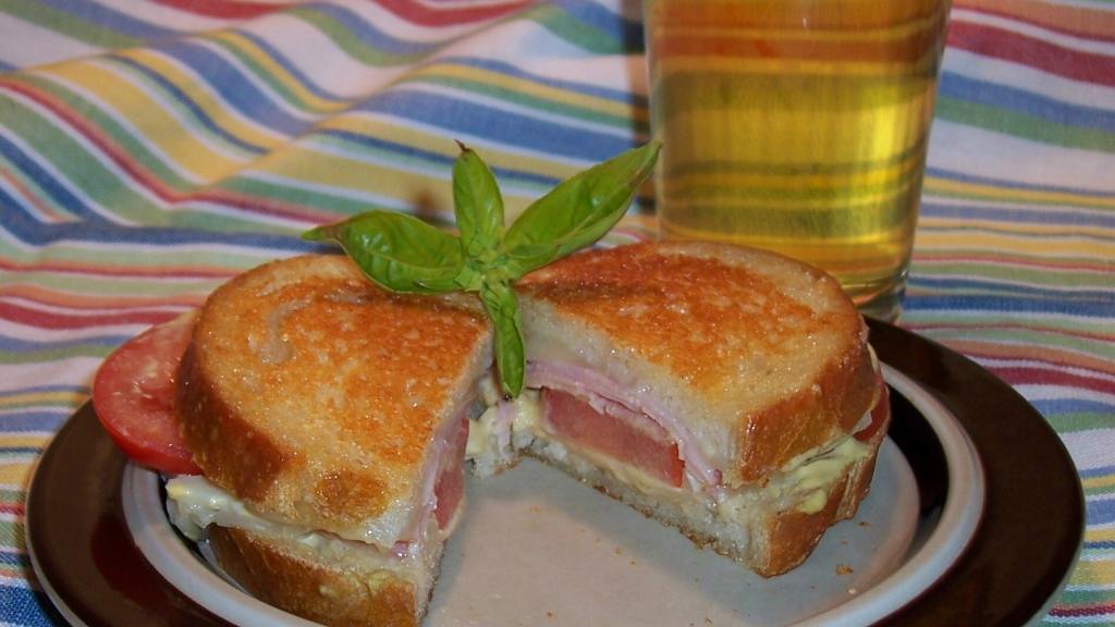 Crusty Grilled Ham and Cheese Sandwiches Recipe - Food.com