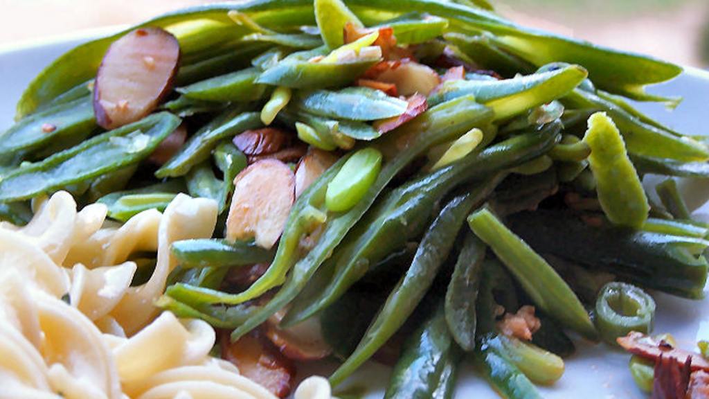 Haricot Vert - French Green Beans With Garlic and Sliced Almonds Recipe ...