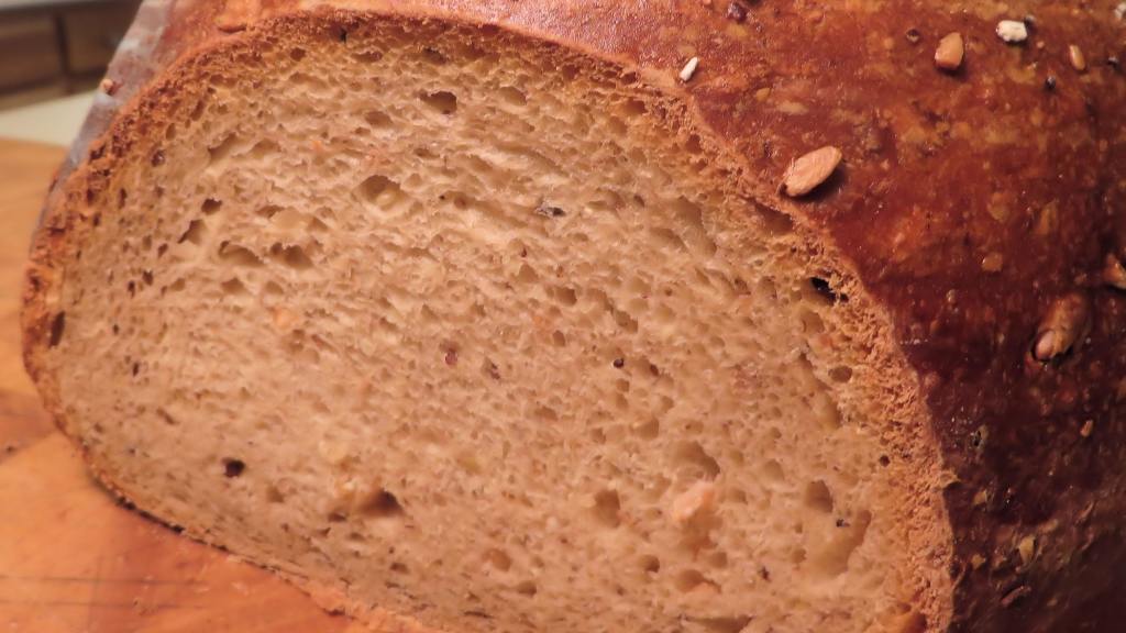 Sourdough Three Grain Bread (ABM) Recipe - Food.com